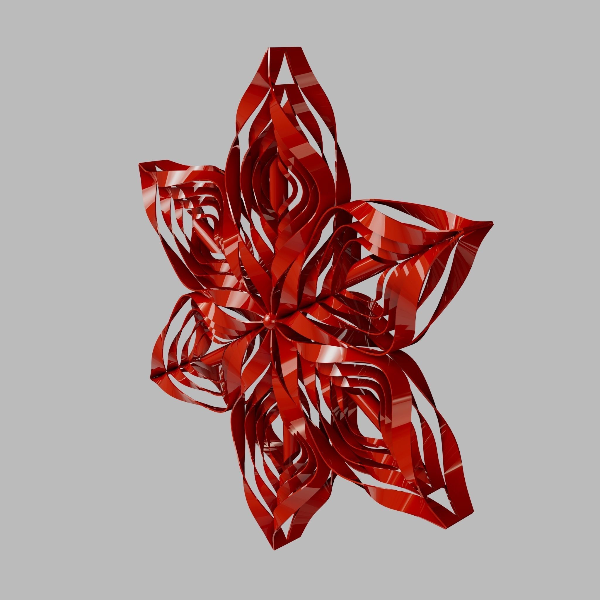 Paper Snowflake 3D model | CGTrader