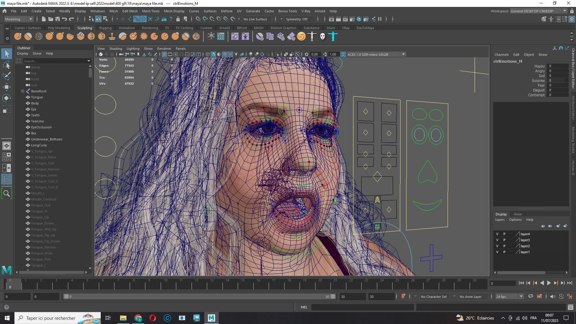 3D model Camilia-Realistic Fat Women VR / AR / low-poly | CGTrader