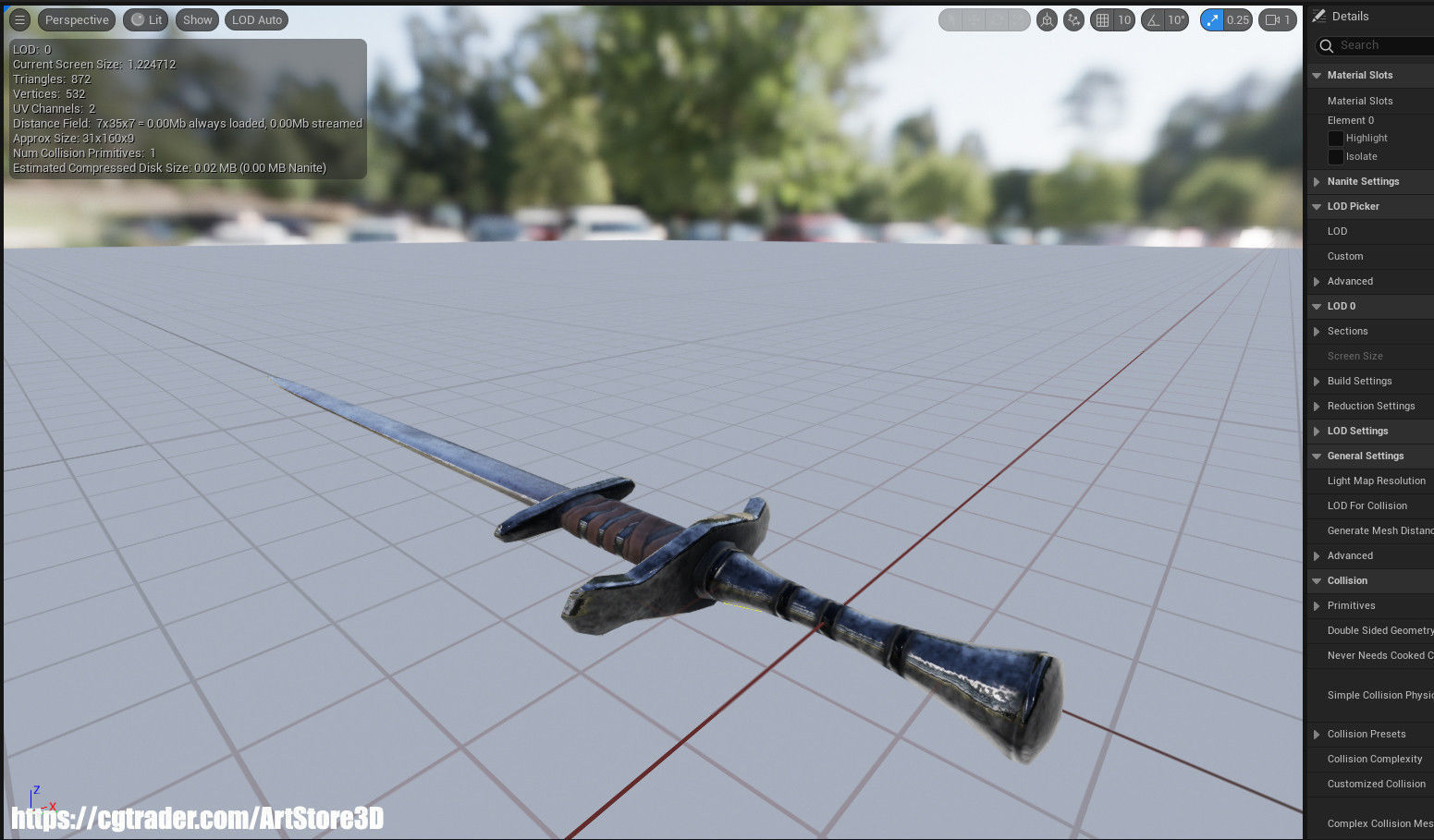 3D model Warrior - Crusader VR / AR / low-poly | CGTrader