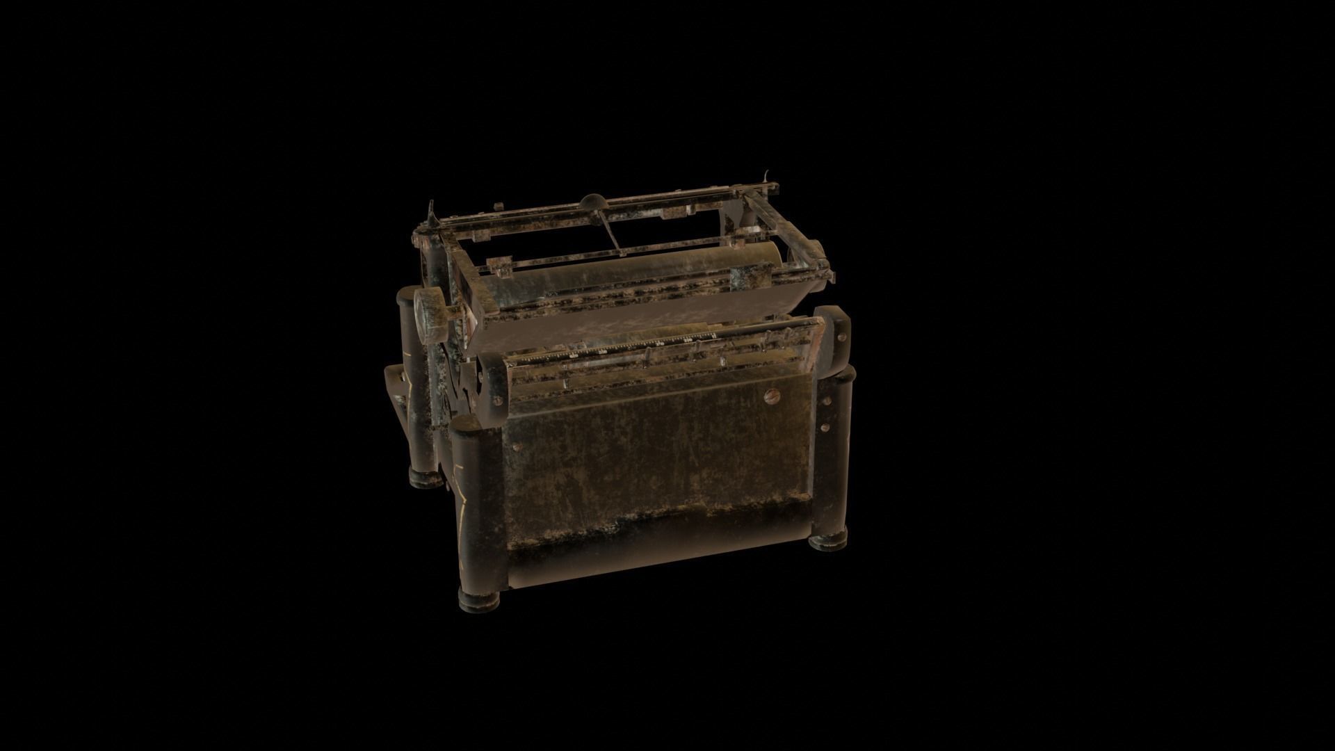 Vintage old Typewriter 3D model | CGTrader