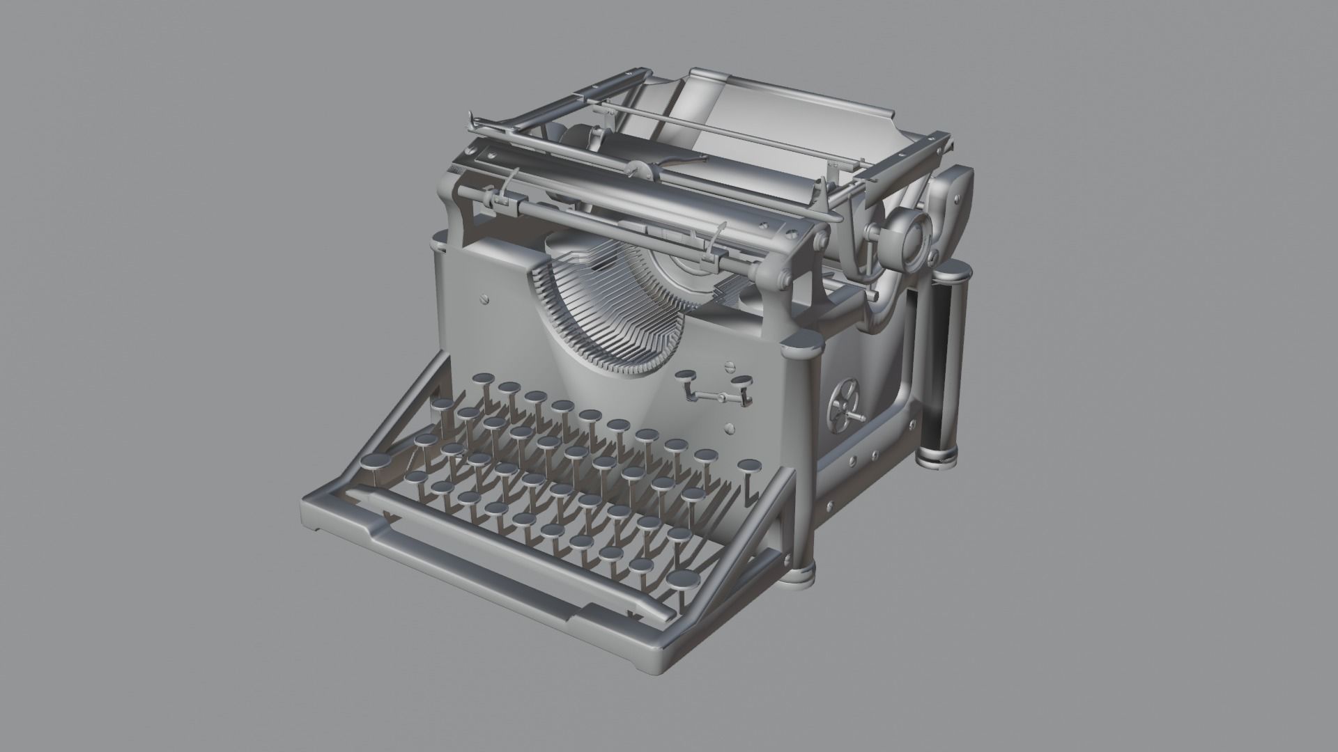 Vintage old Typewriter 3D model | CGTrader
