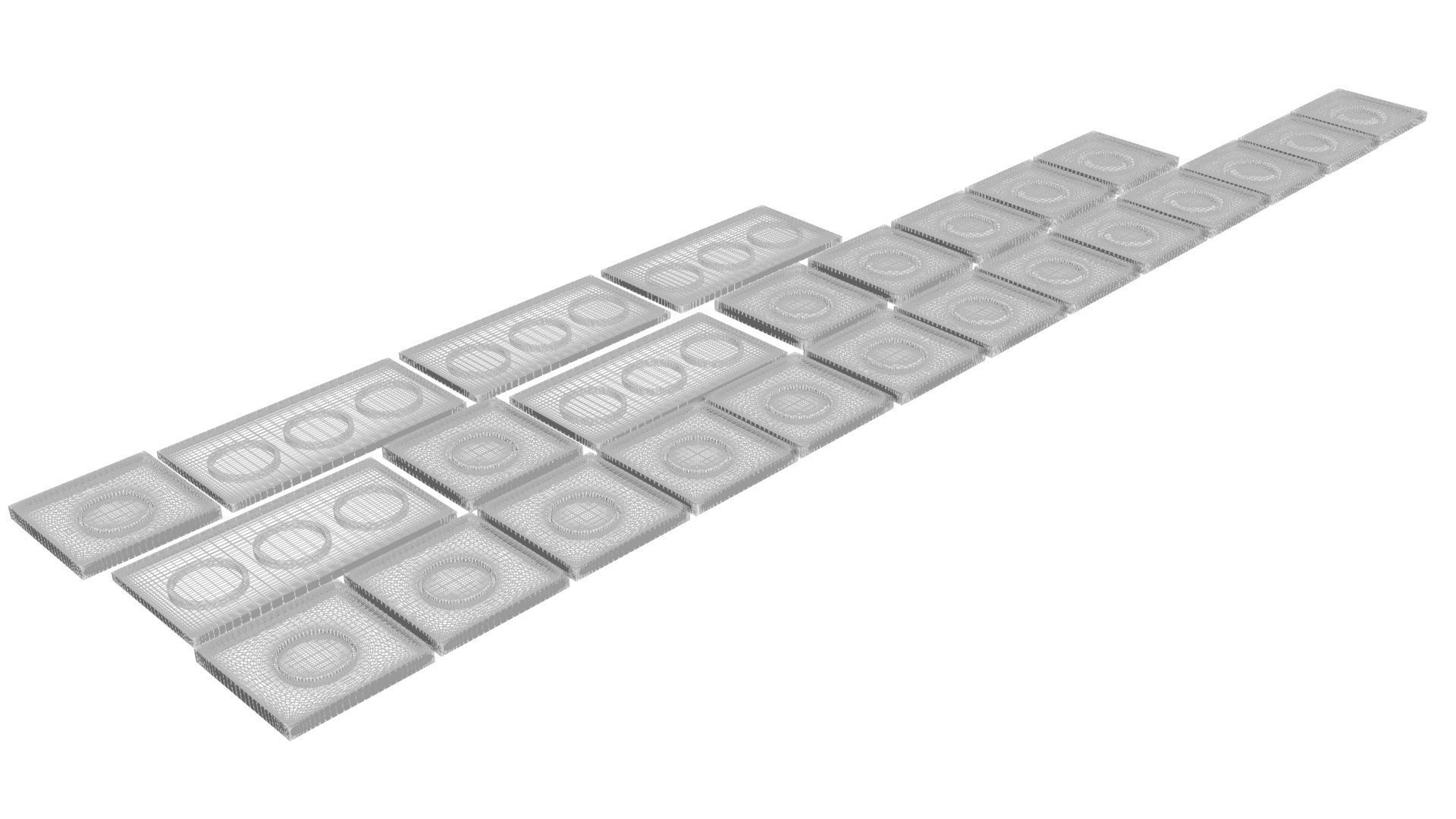 Road Sign Lego Tiles Set 3D model | CGTrader