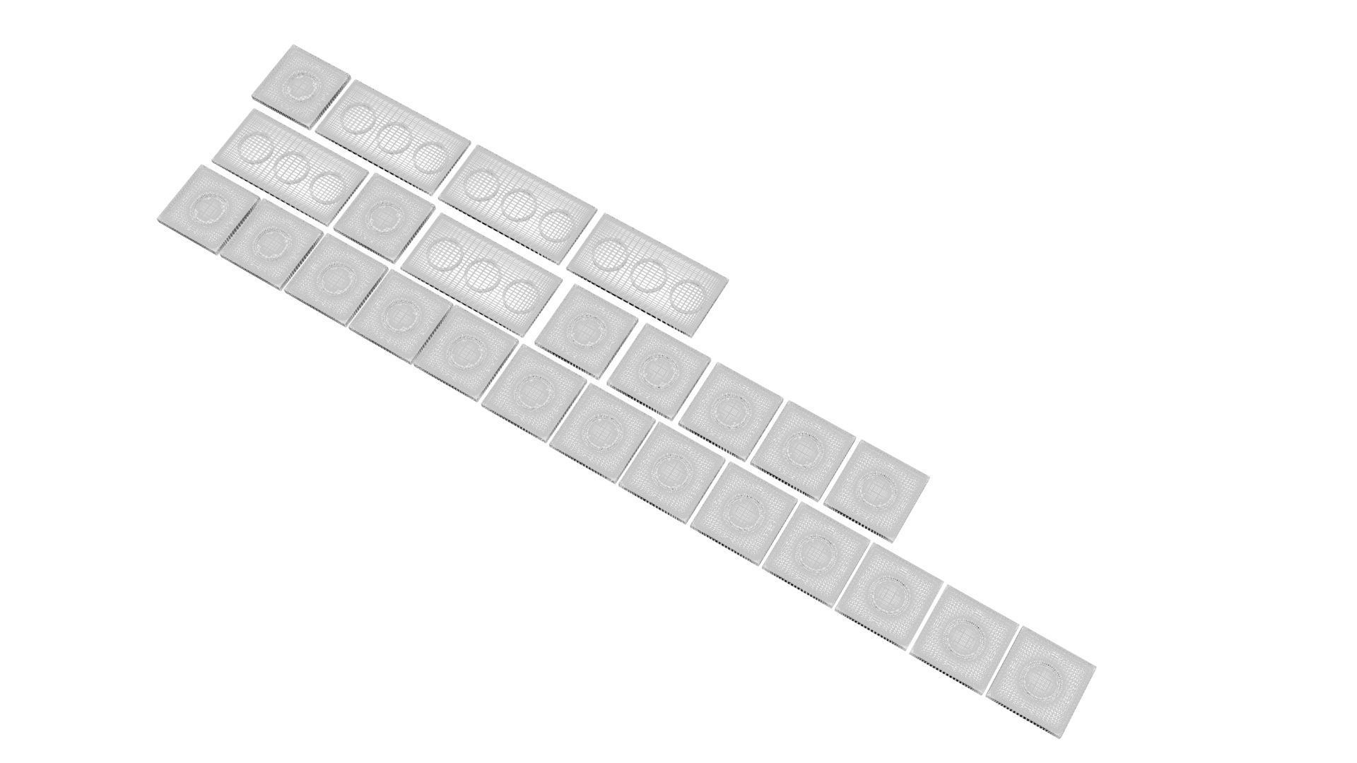 Road Sign Lego Tiles Set 3D model | CGTrader