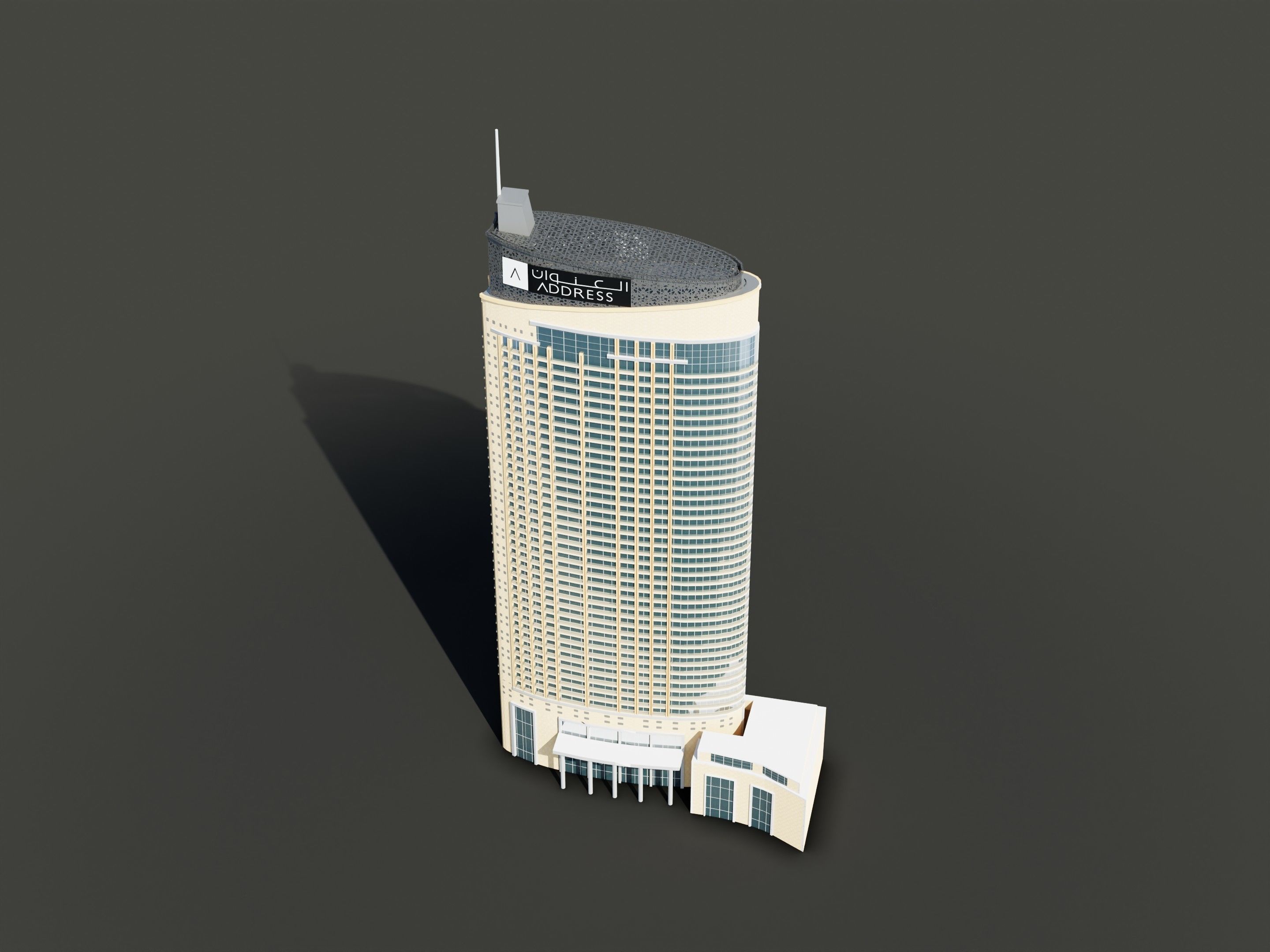 The Address Dubai Mall - Dubai 3D model | CGTrader
