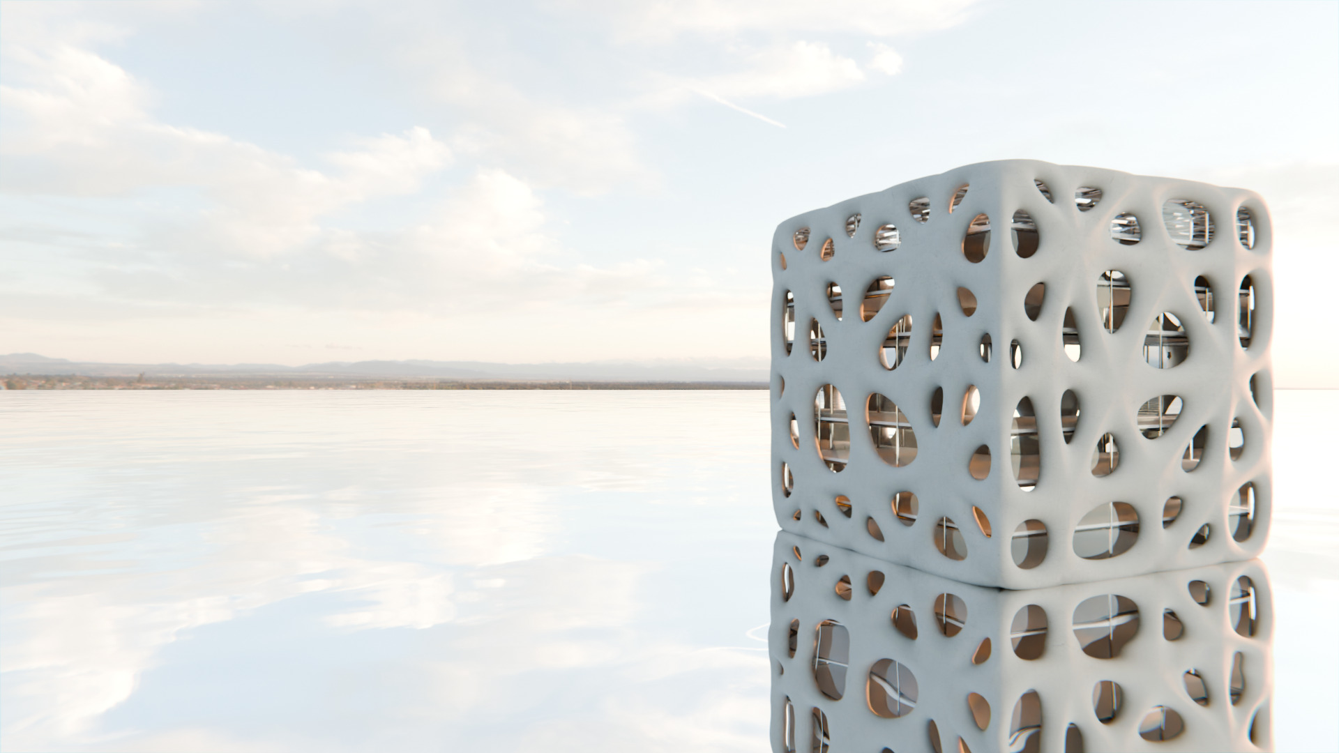 Parametric Conceptual Organic Tower free 3D model | CGTrader