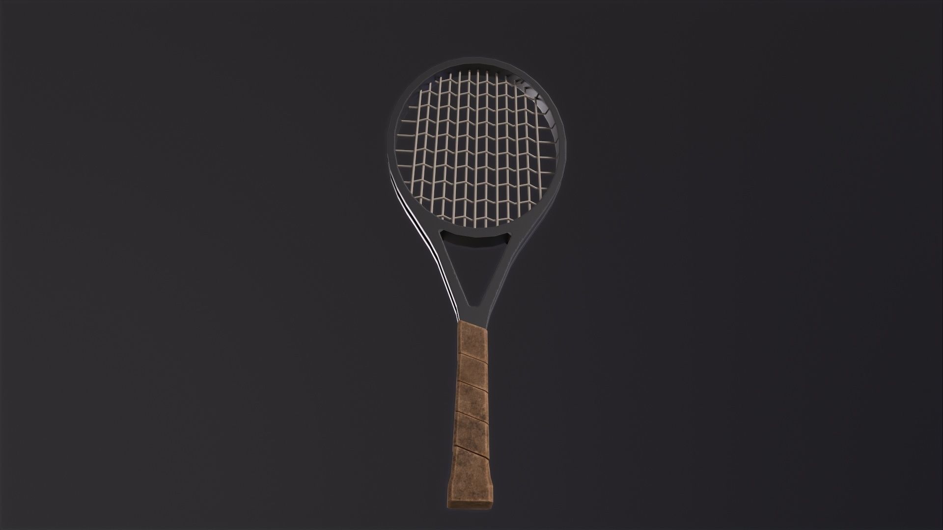 3D model Tennis Racquet 3D Model VR / AR / low-poly | CGTrader