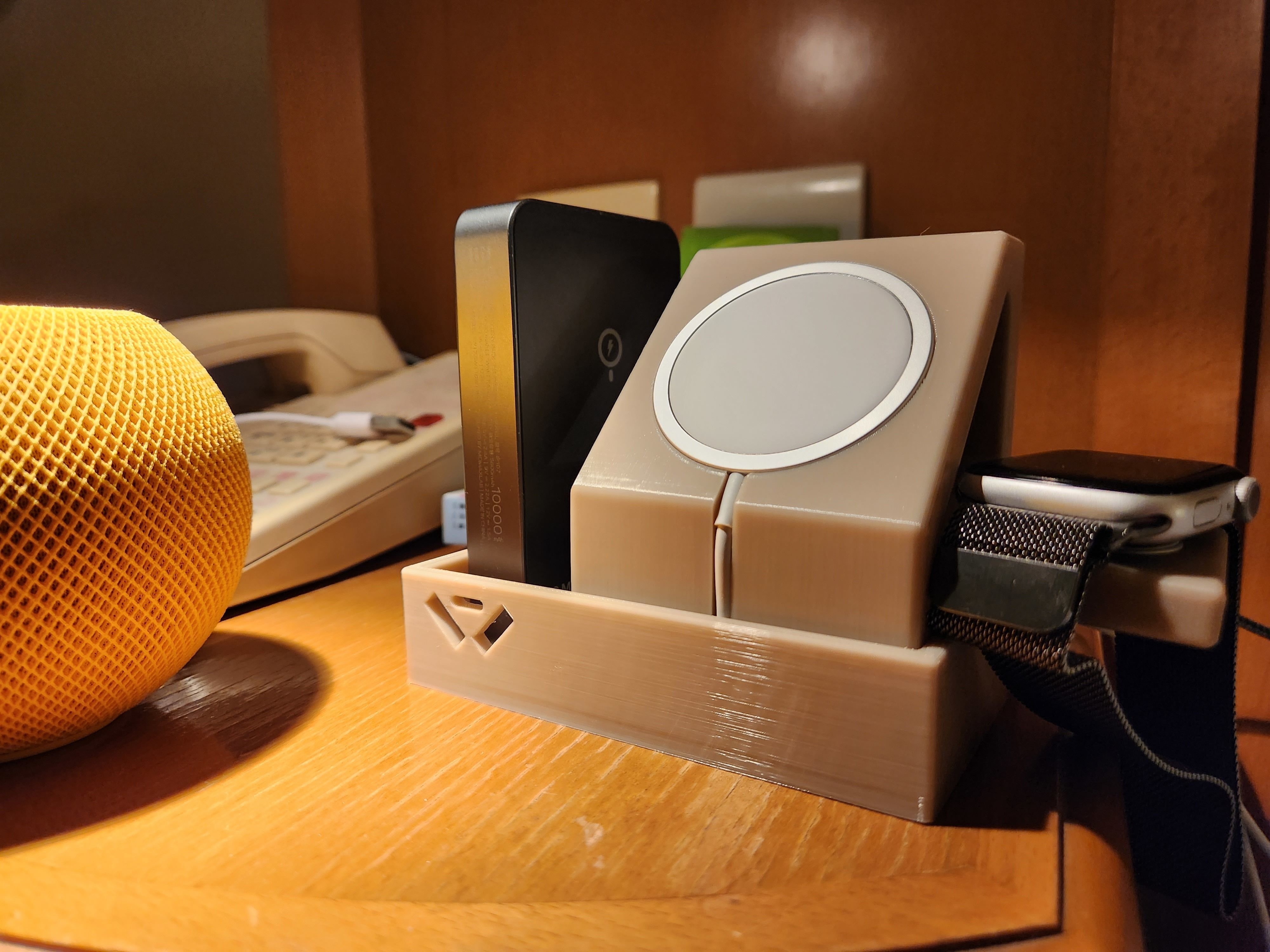 MAGSAFE STAND FOR IPHONE AND WATCH free 3D model 3D printable | CGTrader