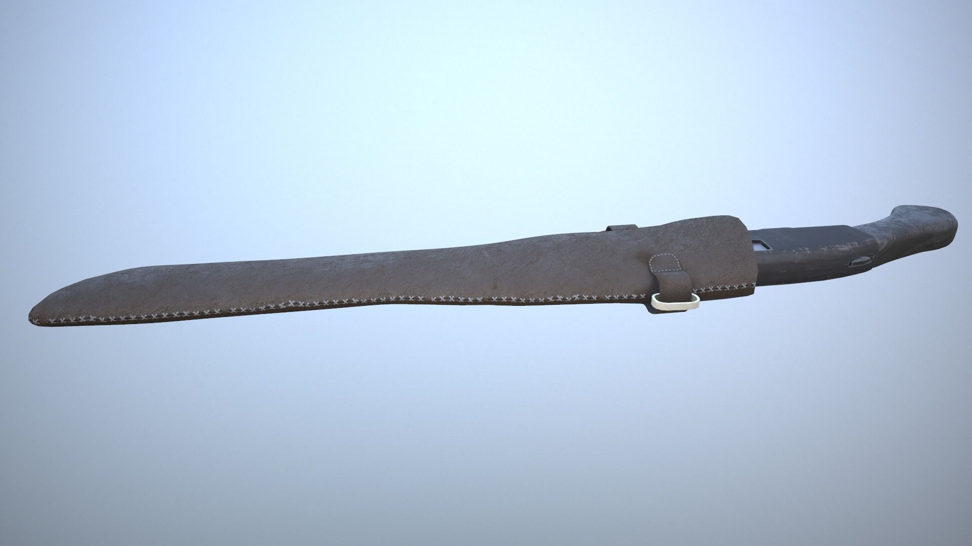 3D model Animated Sawed-off Mossberg Shotgun and Holster Game-Ready VR ...