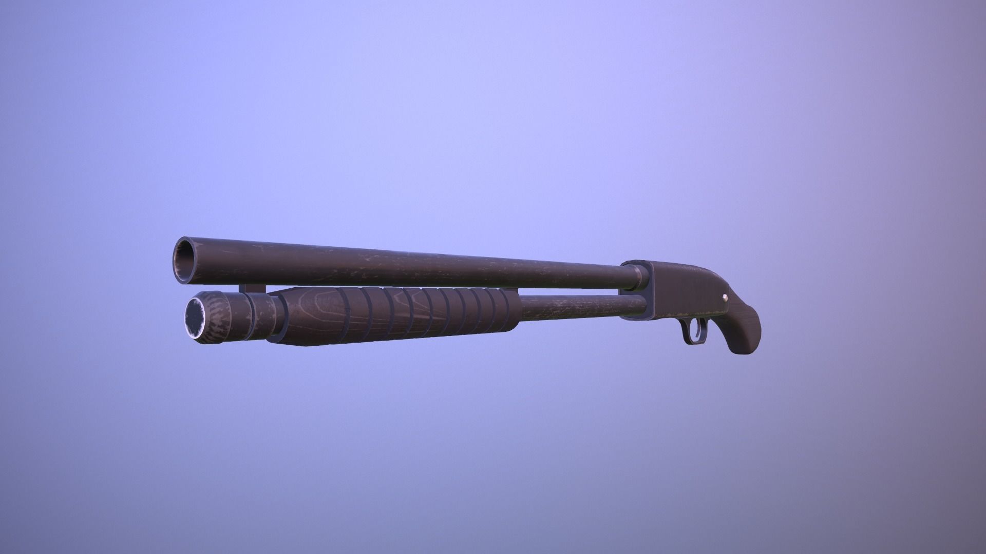 3D model Animated Sawed-off Mossberg Shotgun and Holster Game-Ready VR / AR / low-poly | CGTrader