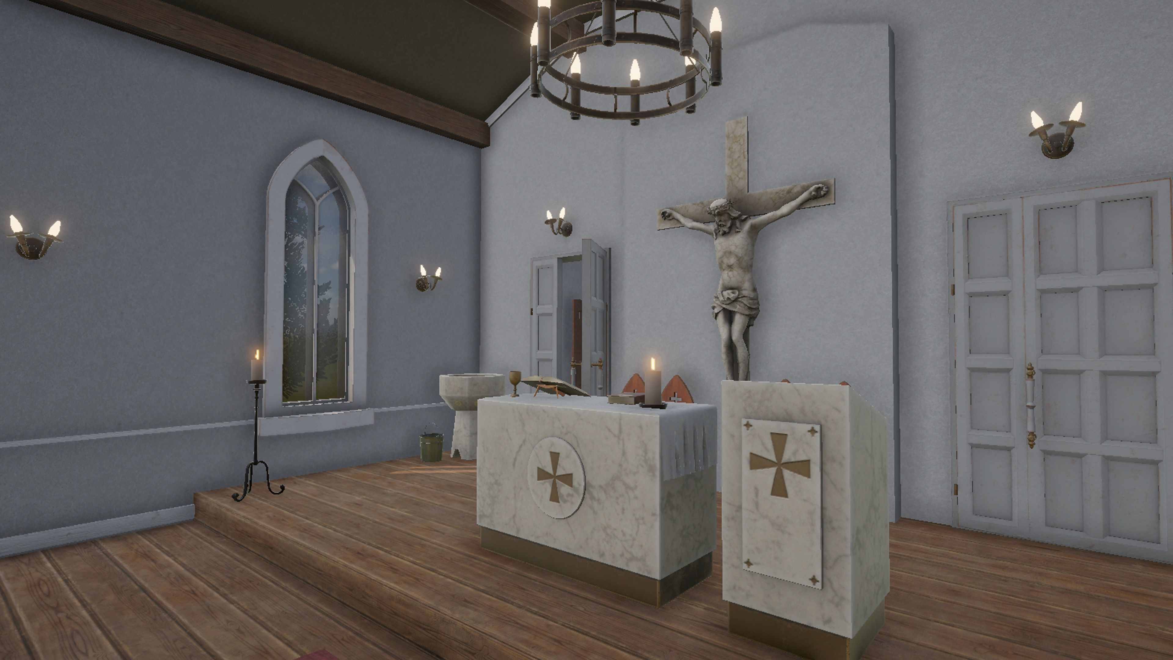 Catholic temple - Church 3D model | CGTrader