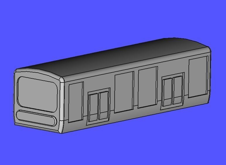 N gauge size model train free 3D model 3D printable | CGTrader