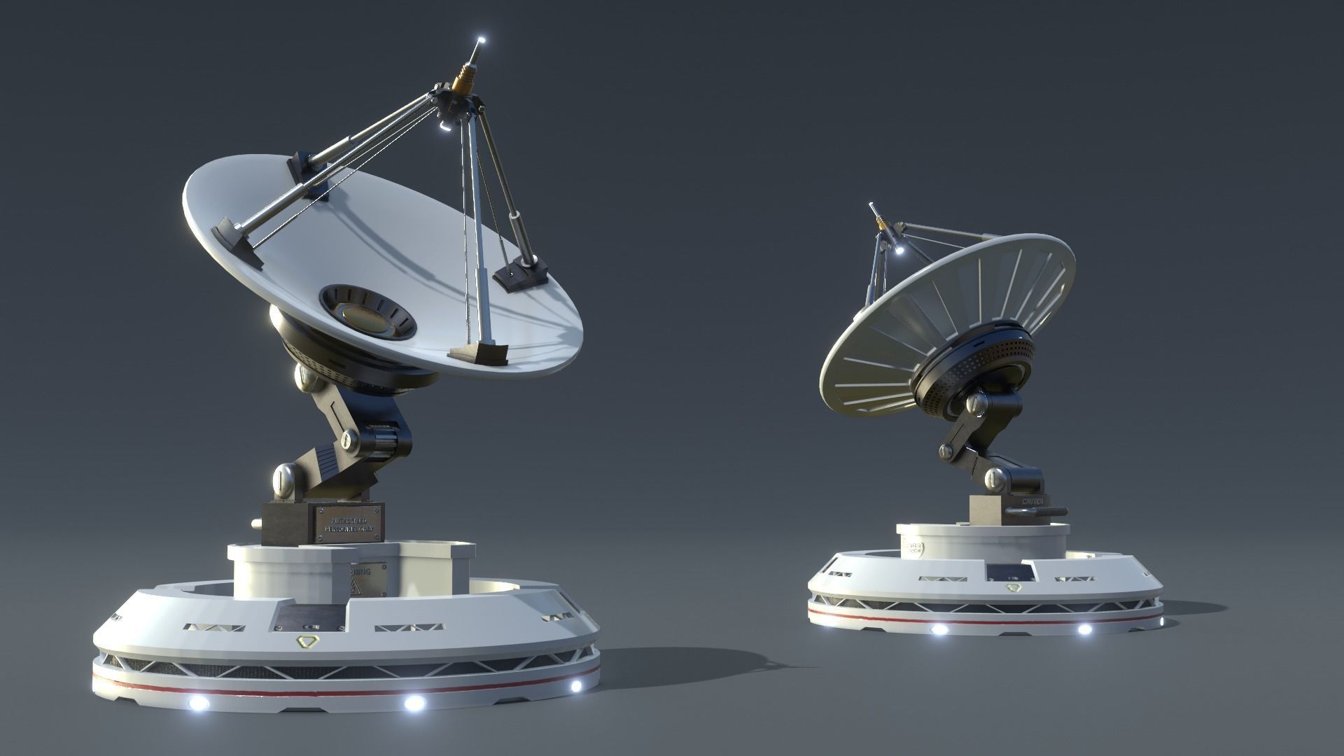 3D model Satellite Dish VR / AR / low-poly | CGTrader