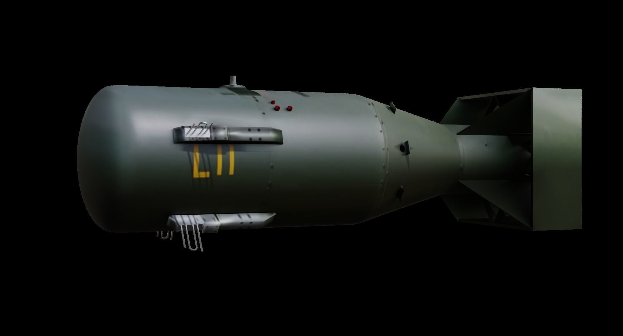 3D model Little Boy Atomic Bomb VR / AR / low-poly | CGTrader