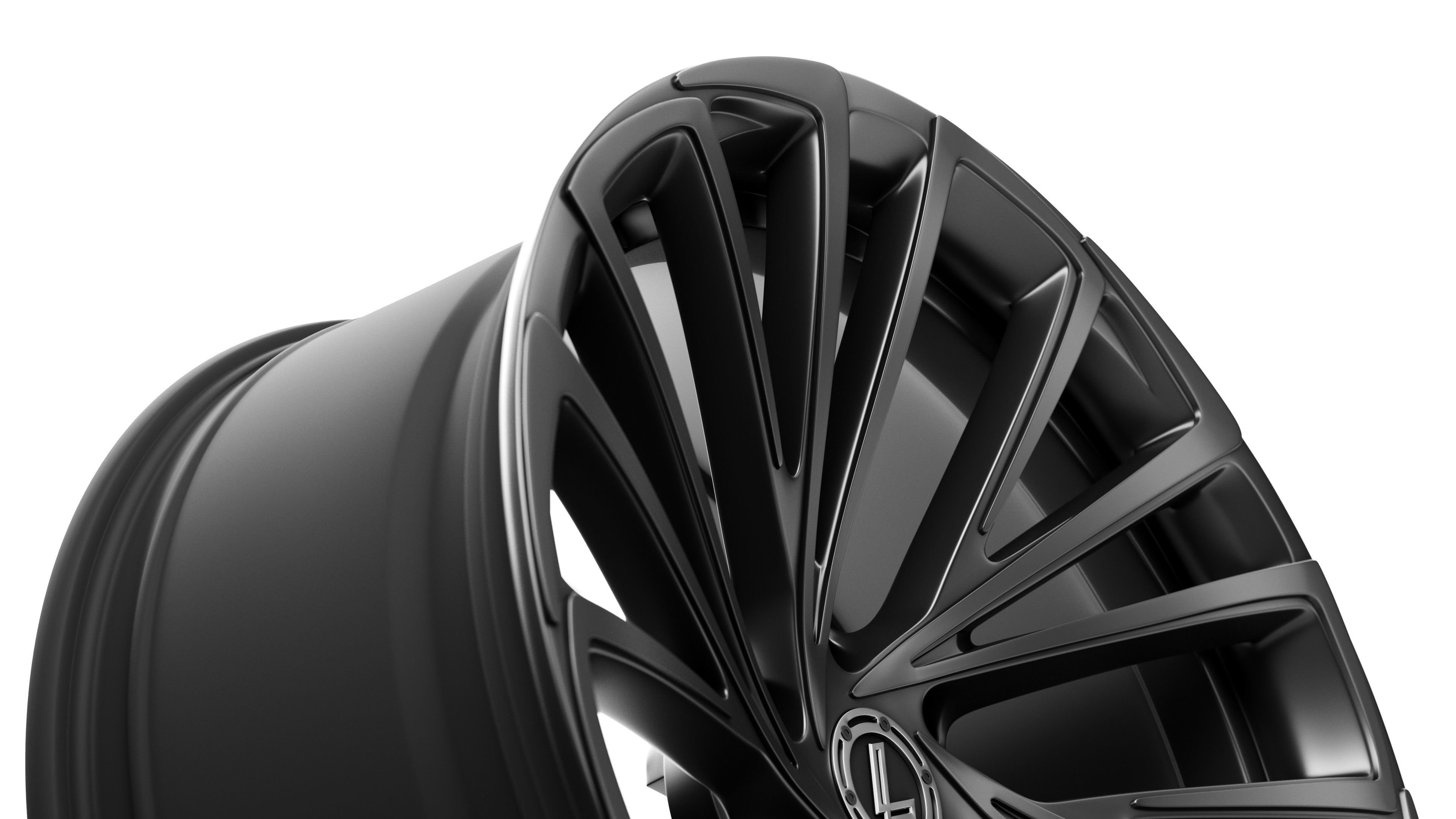Lenso Black Angel Rim 3D Model 3D model | CGTrader