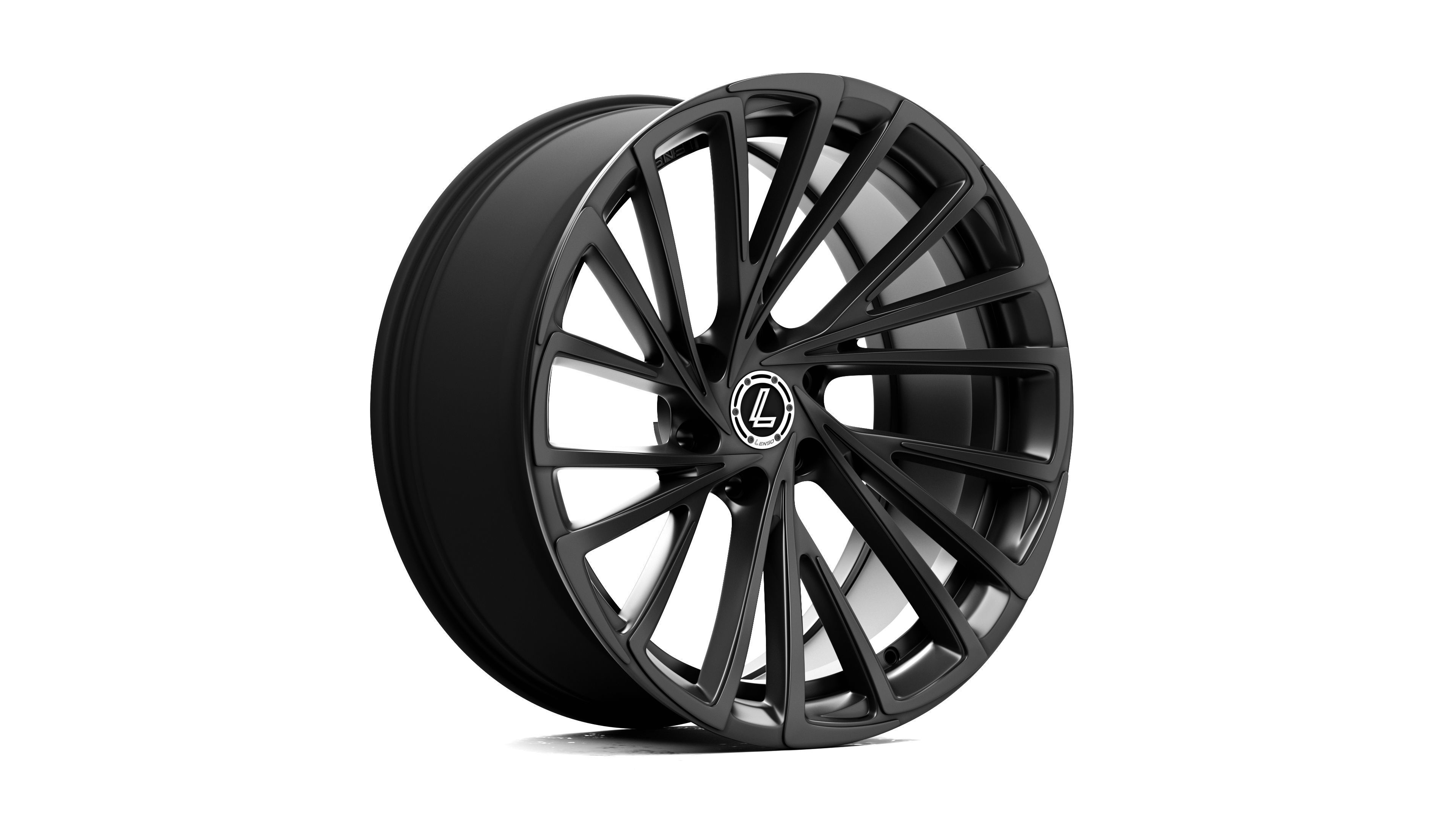 Lenso Black Angel Rim 3D Model 3D model | CGTrader