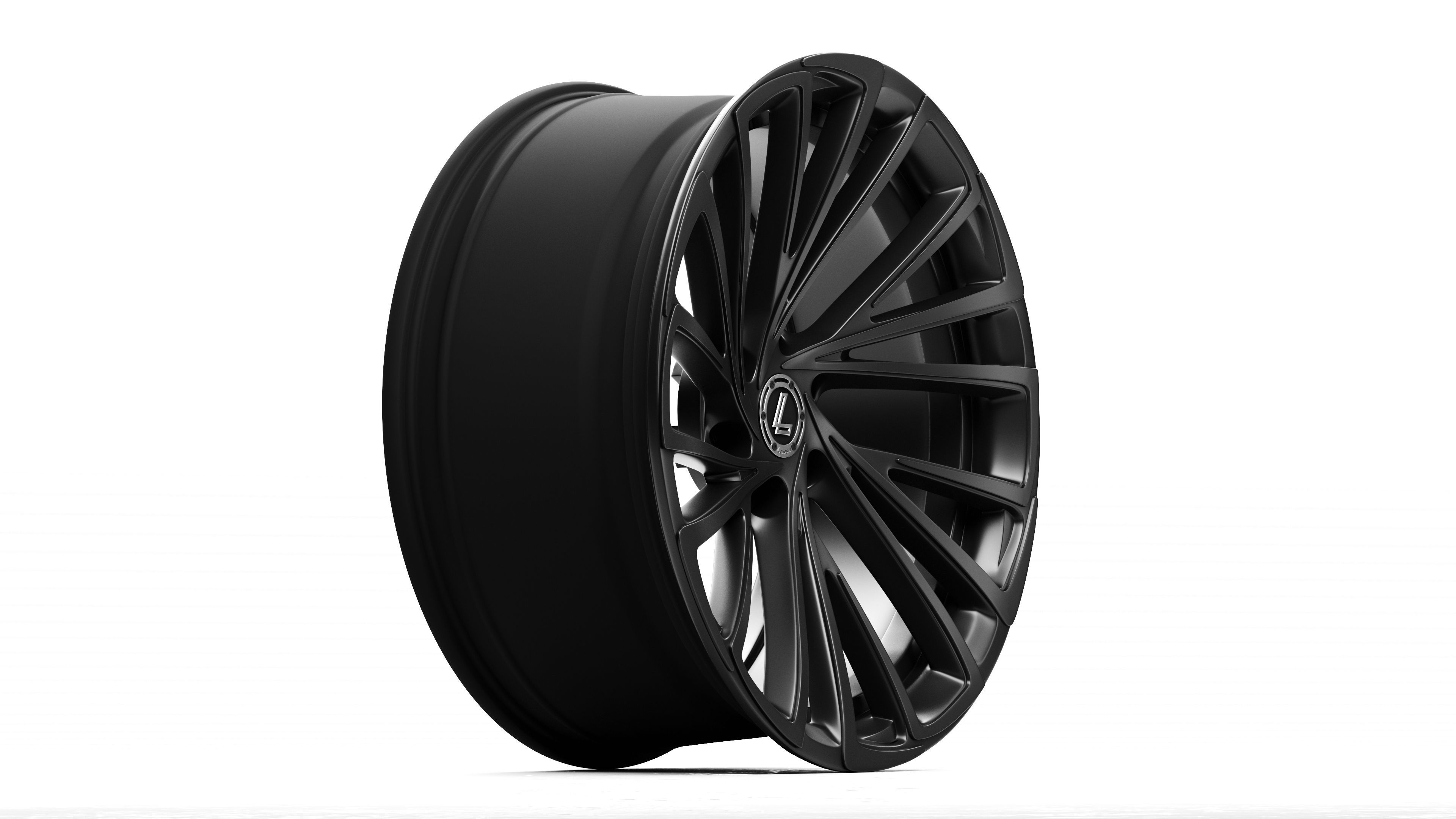 Lenso Black Angel Rim 3D Model 3D model | CGTrader