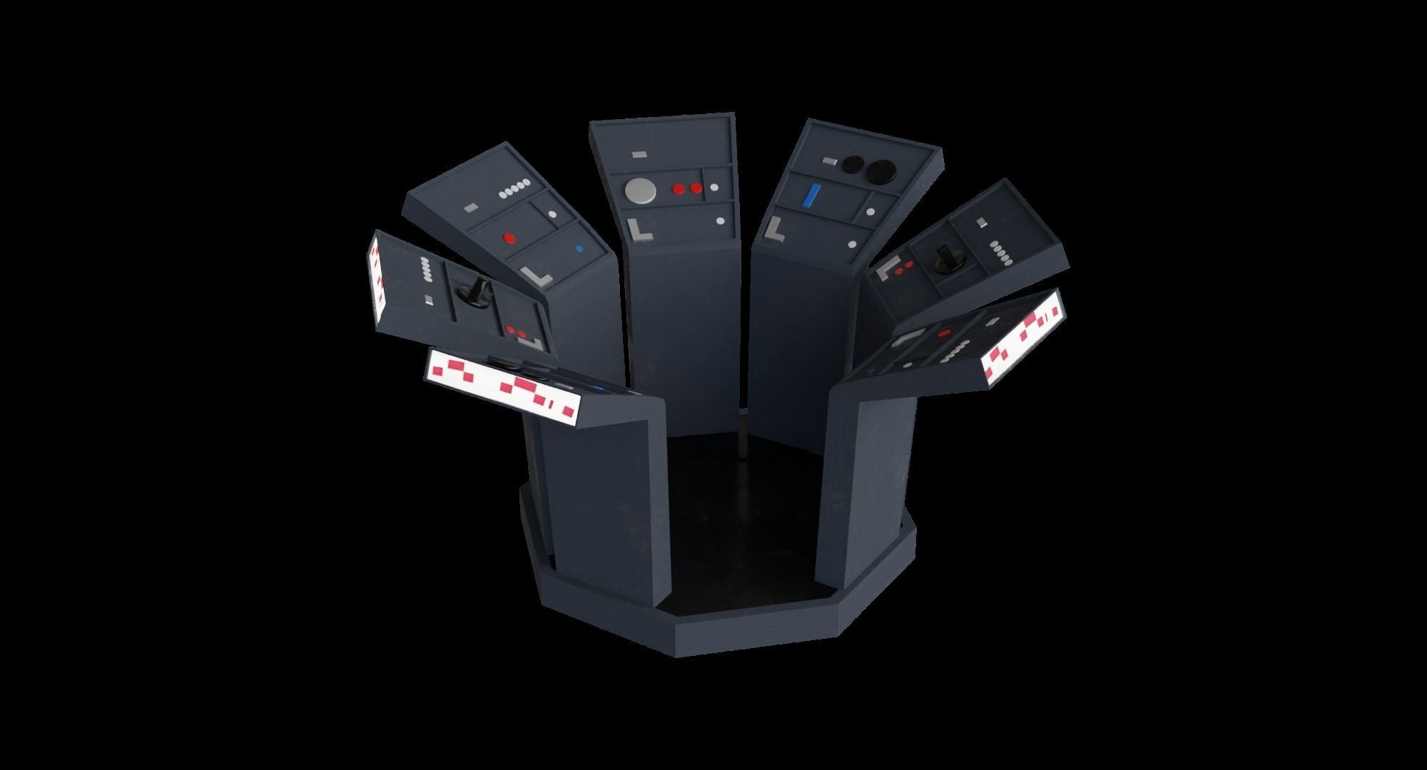 3D model Imperial Console Death Star Star Destroyer VR / AR / low-poly ...