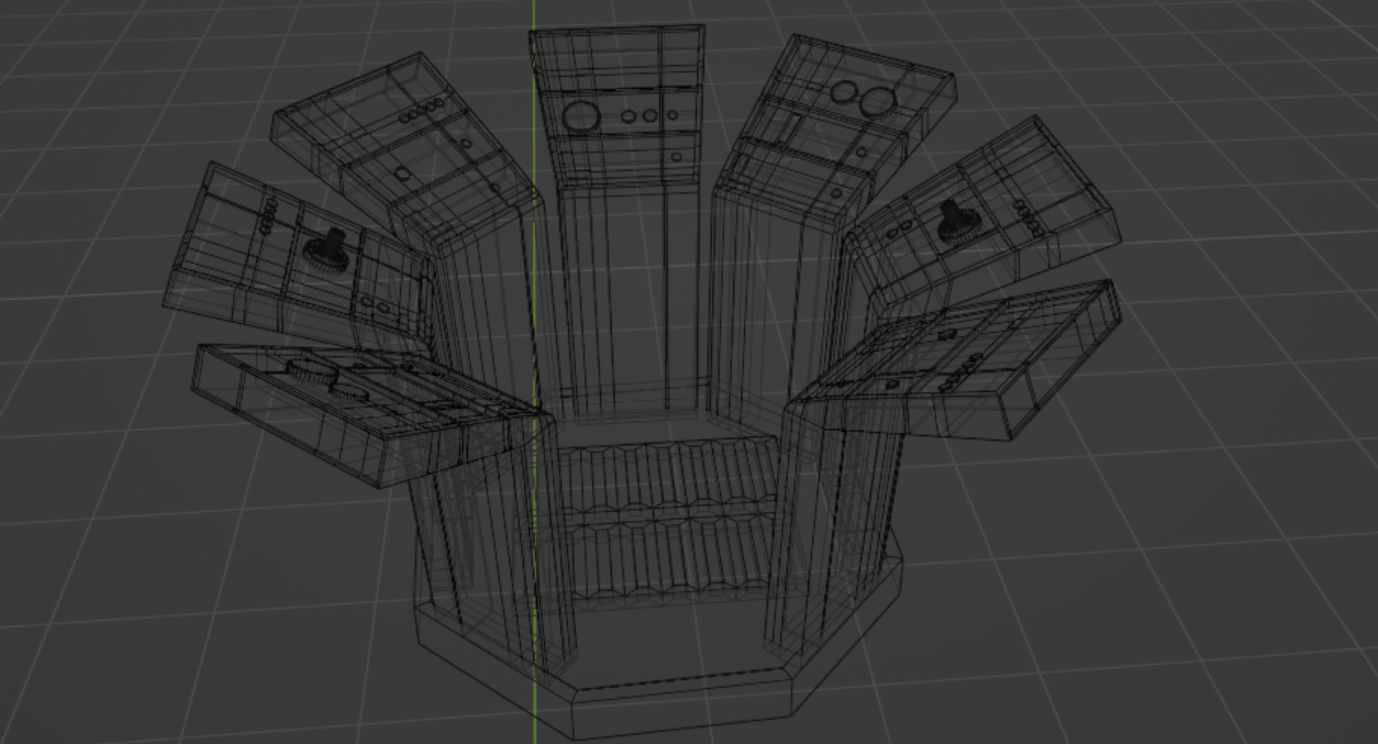 3D model Imperial Console Death Star Star Destroyer VR / AR / low-poly ...