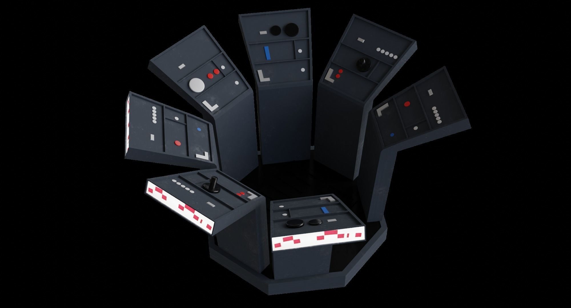 3D model Imperial Console Death Star Star Destroyer VR / AR / low-poly ...