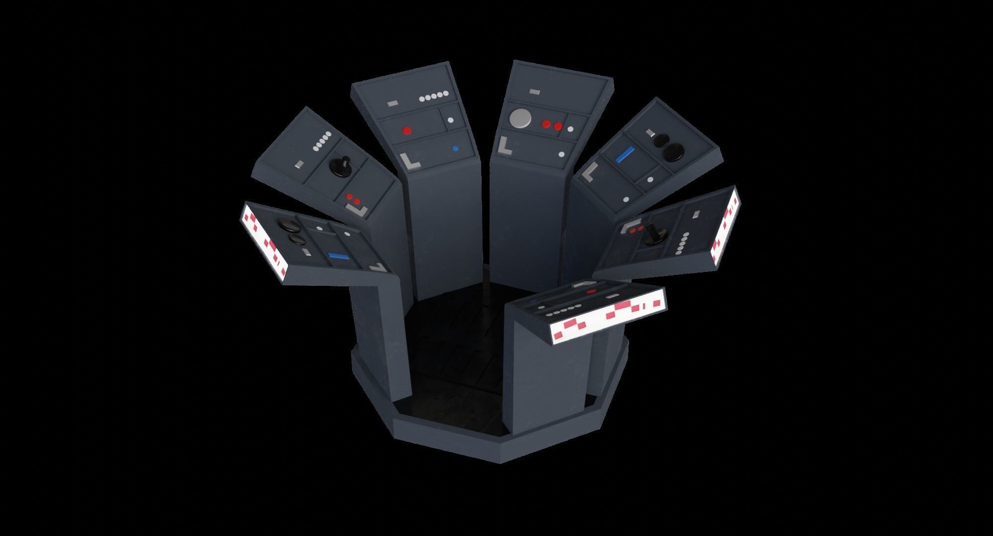 3D model Imperial Console Death Star Star Destroyer VR / AR / low-poly ...