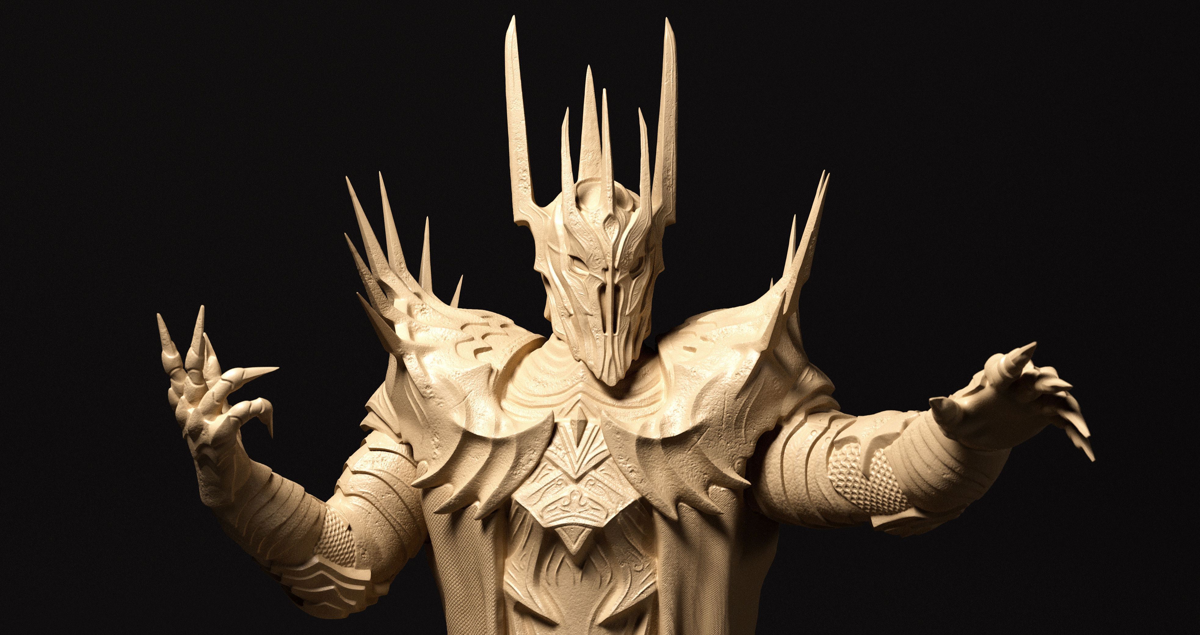 Sauron - Lord of the Rings 3D print model 3D model 3D printable | CGTrader