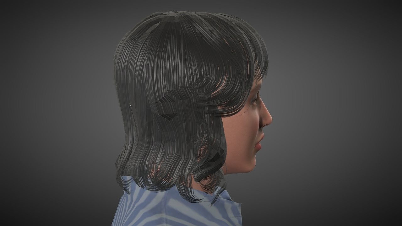 3D model Claire Winston VR / AR / low-poly | CGTrader