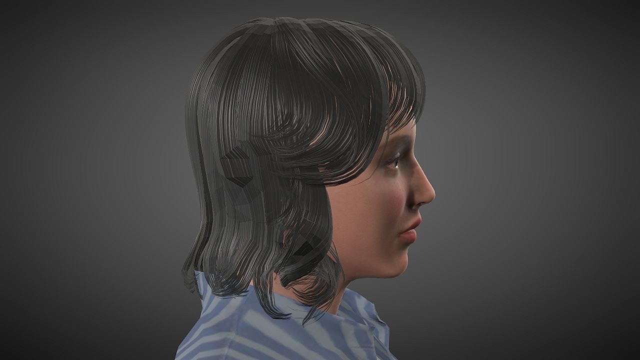 3D model Claire Winston VR / AR / low-poly | CGTrader