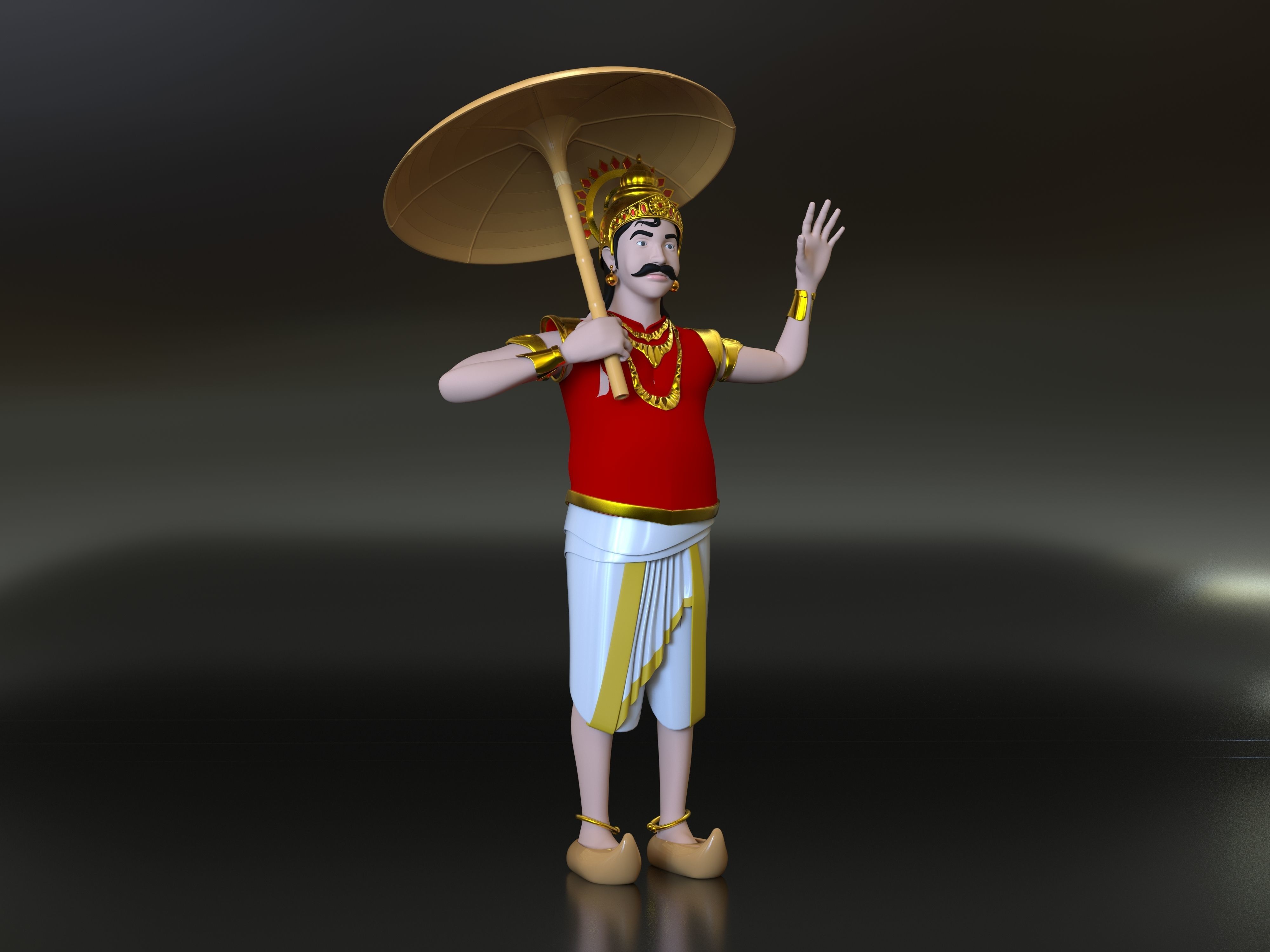 The legend of King Mahabali 3D model | CGTrader
