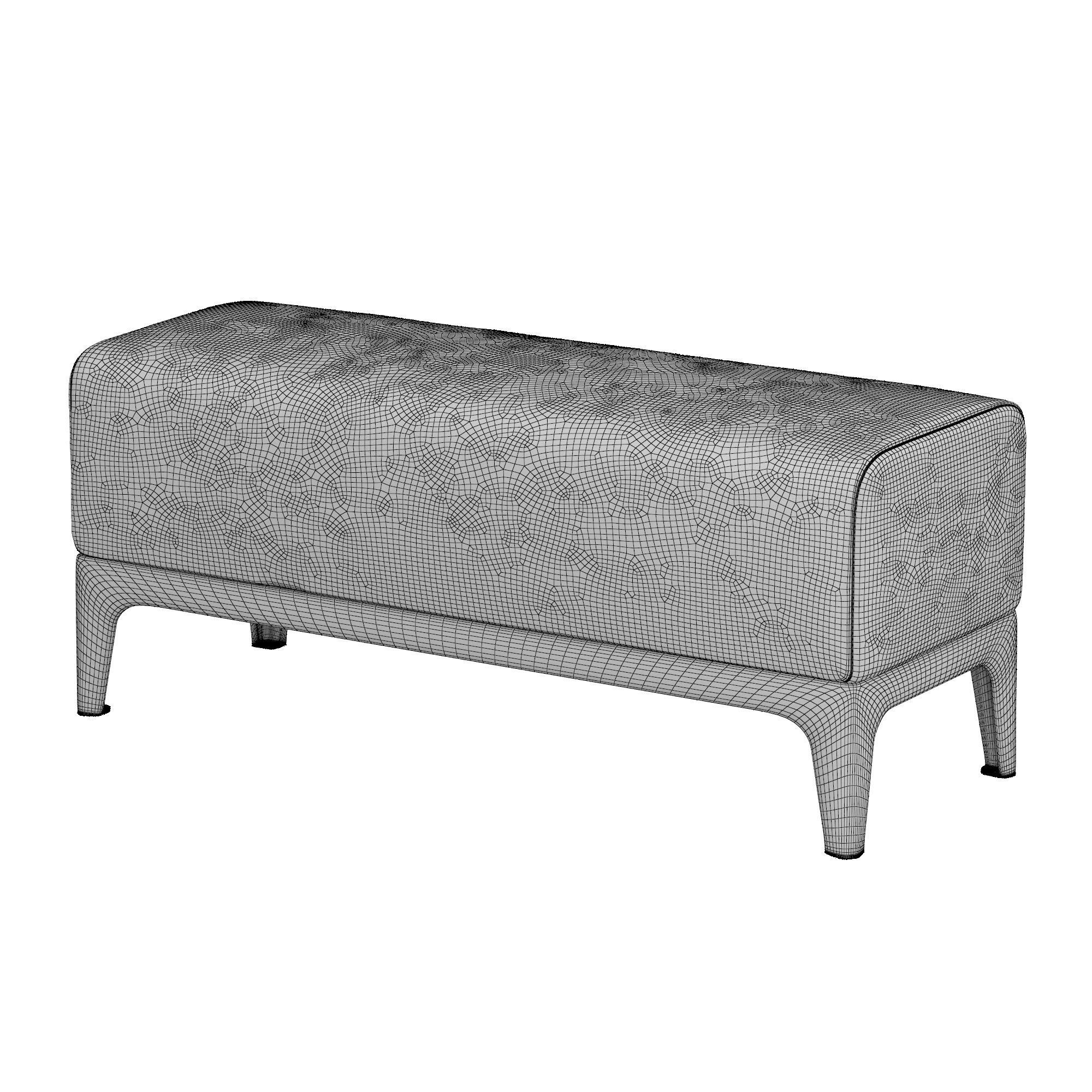 Ottoman 104 3D model | CGTrader