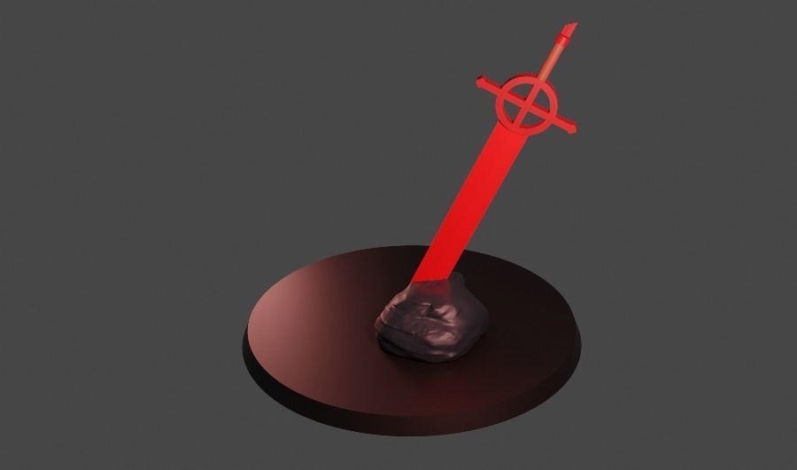 3D model Finn demonblood sword VR / AR / low-poly | CGTrader