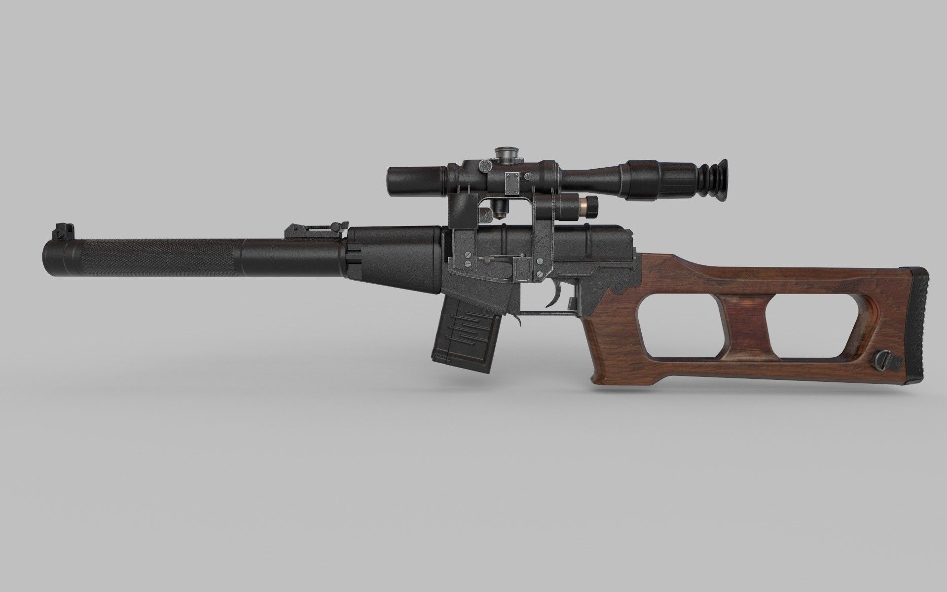 3D model VSS Vintorez Rifle VR / AR / low-poly | CGTrader