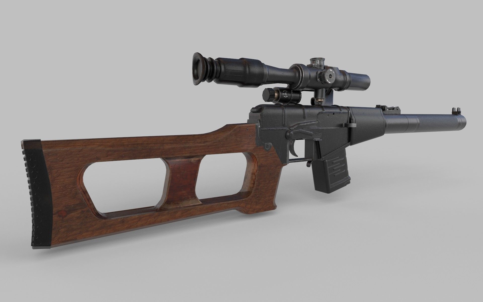 3D model VSS Vintorez Rifle VR / AR / low-poly | CGTrader