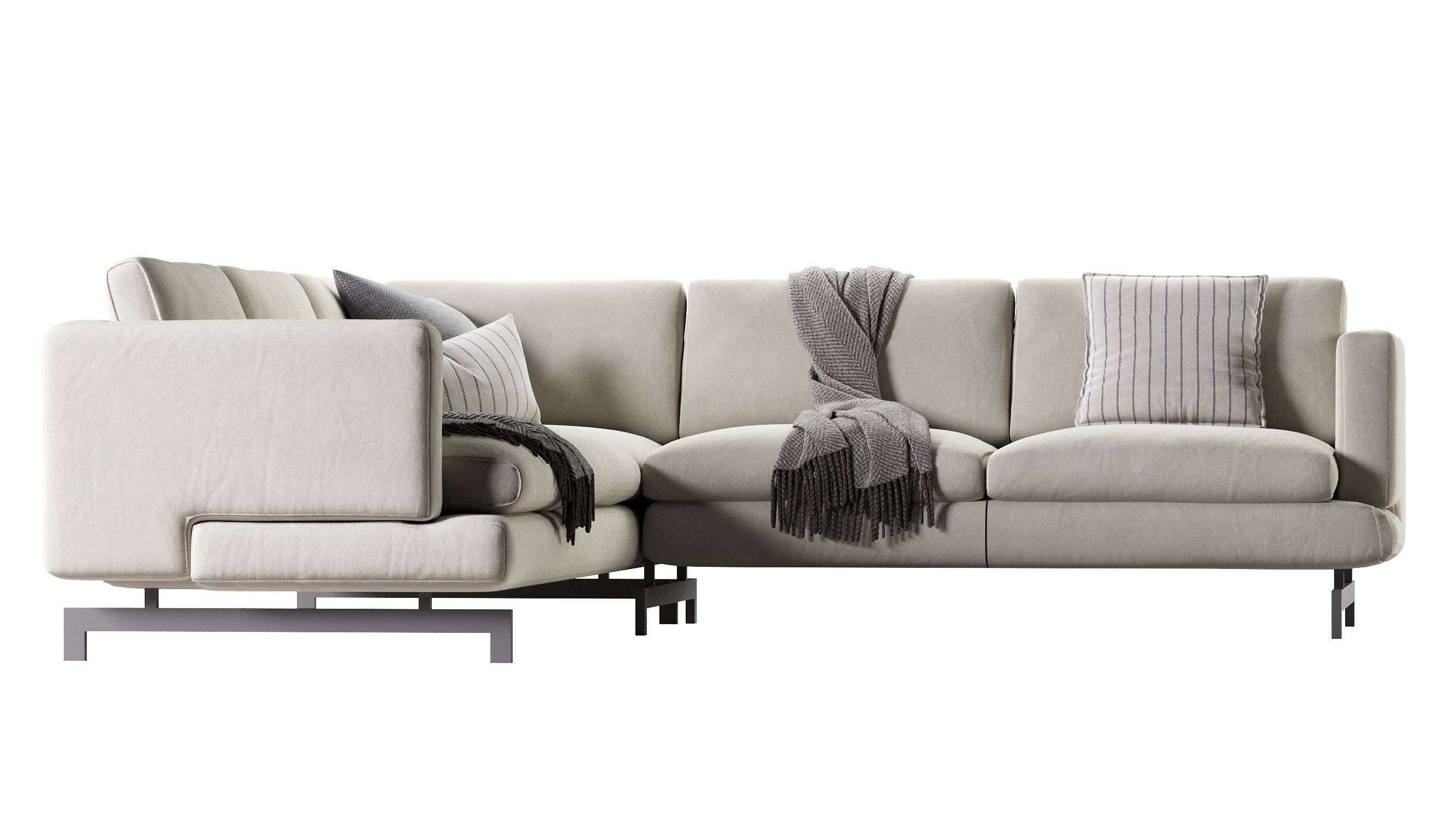 Natuzzi Italia Jeremy Sectional 3D model | CGTrader