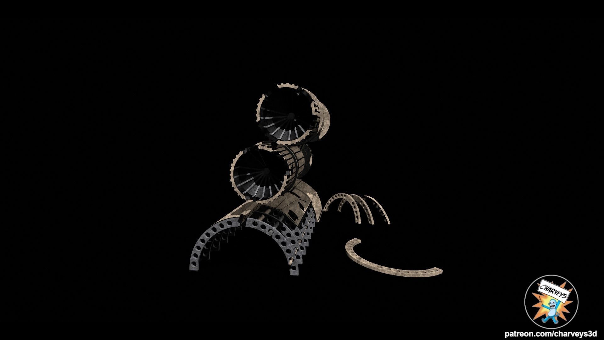 Star Wars Mos Eisley Junk Pile Piece 2 for action figures 3D model 3D ...