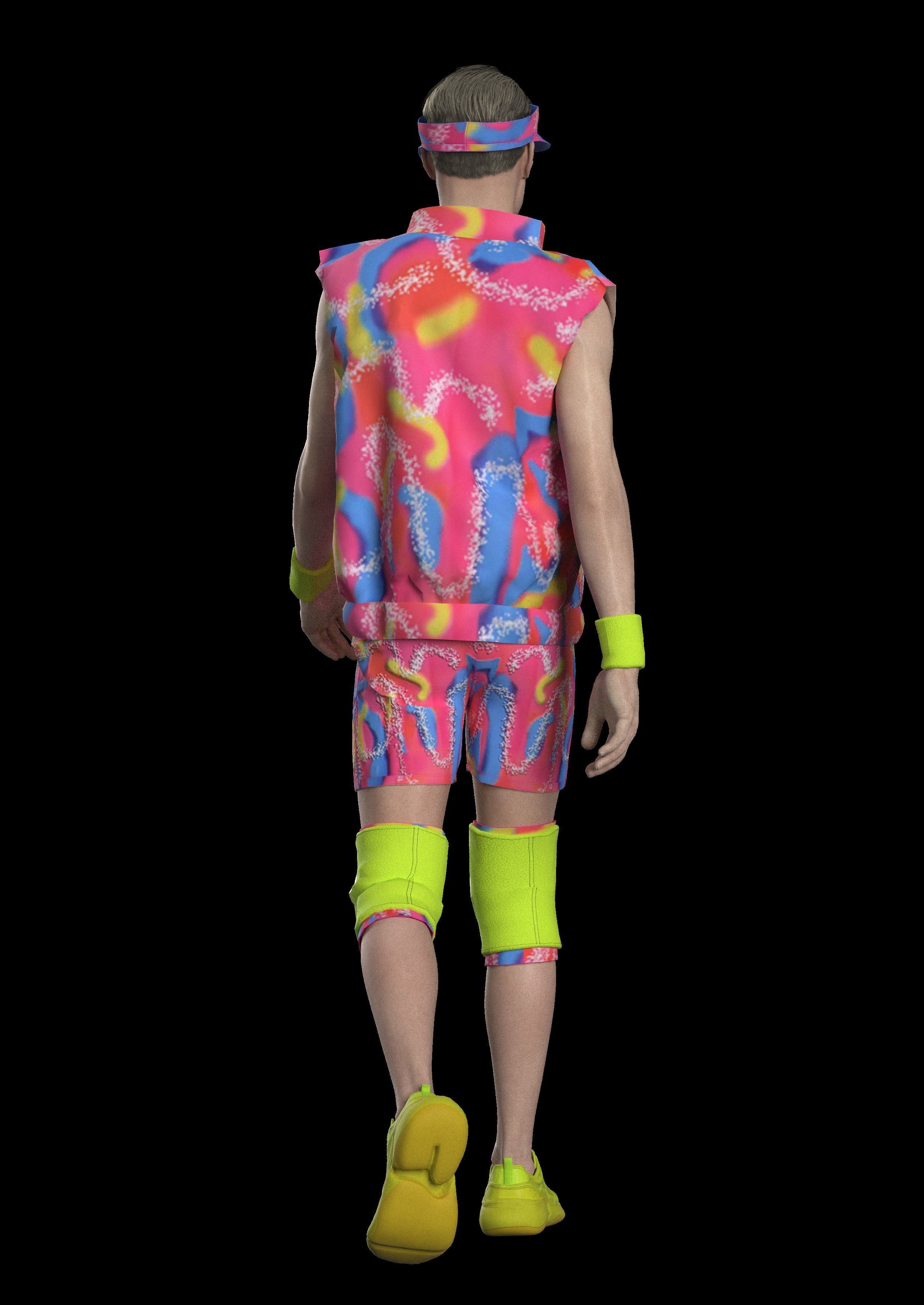 Barbie Ken Skate Ouitfits Modeling in Clo3D - Marvelous Designer 3D ...