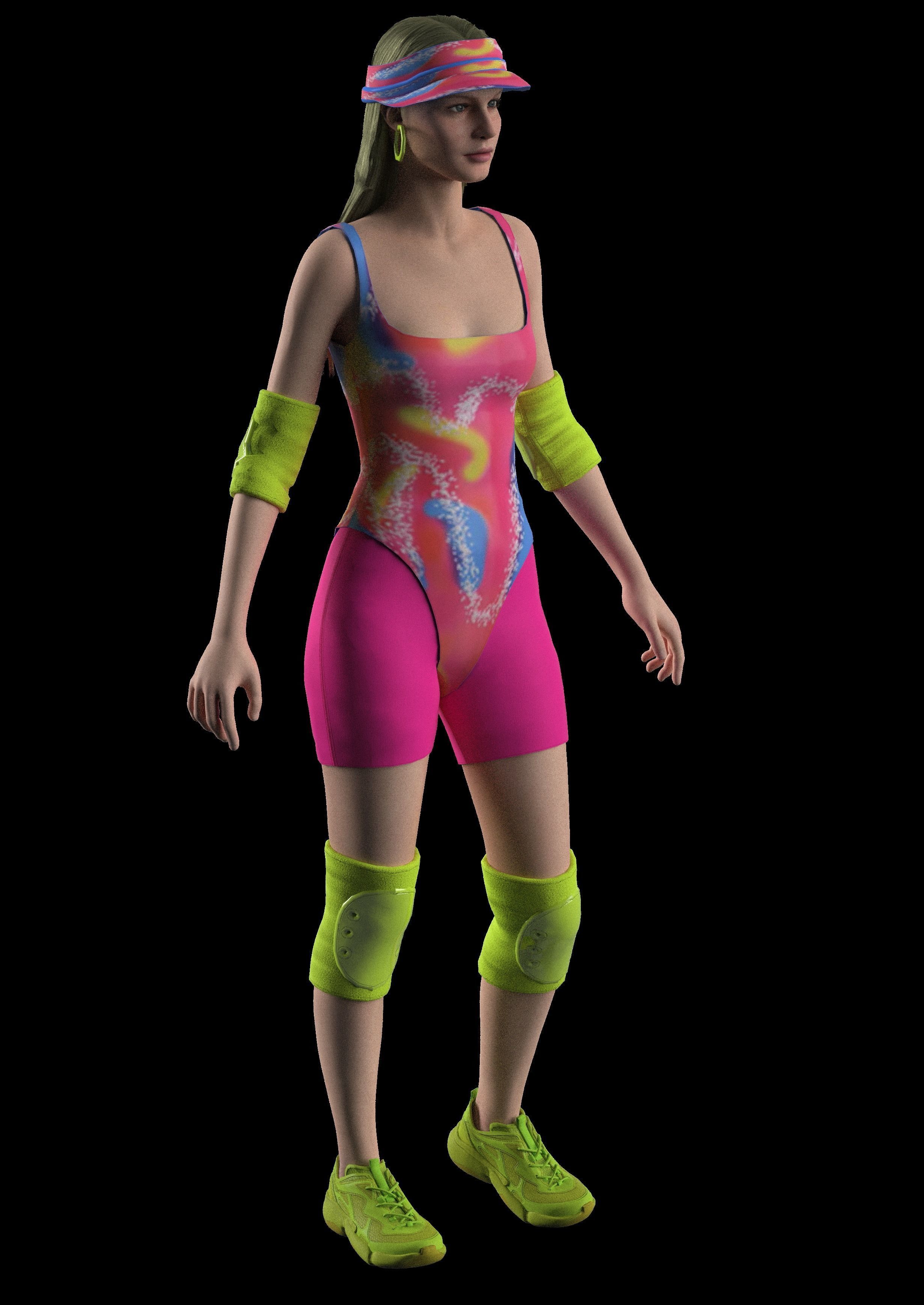 Barbie Ken Skate Ouitfits Modeling in Clo3D - Marvelous Designer 3D ...