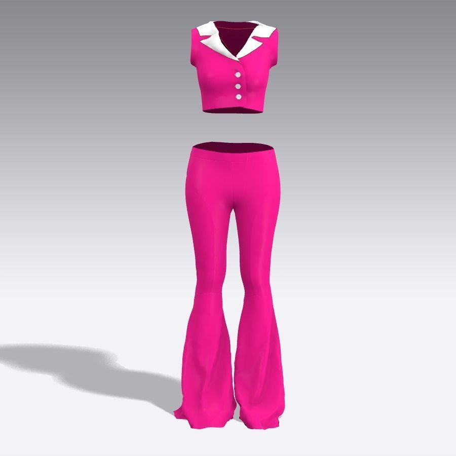 3D model cut out pieces veriscoat and pant VR / AR / low-poly | CGTrader