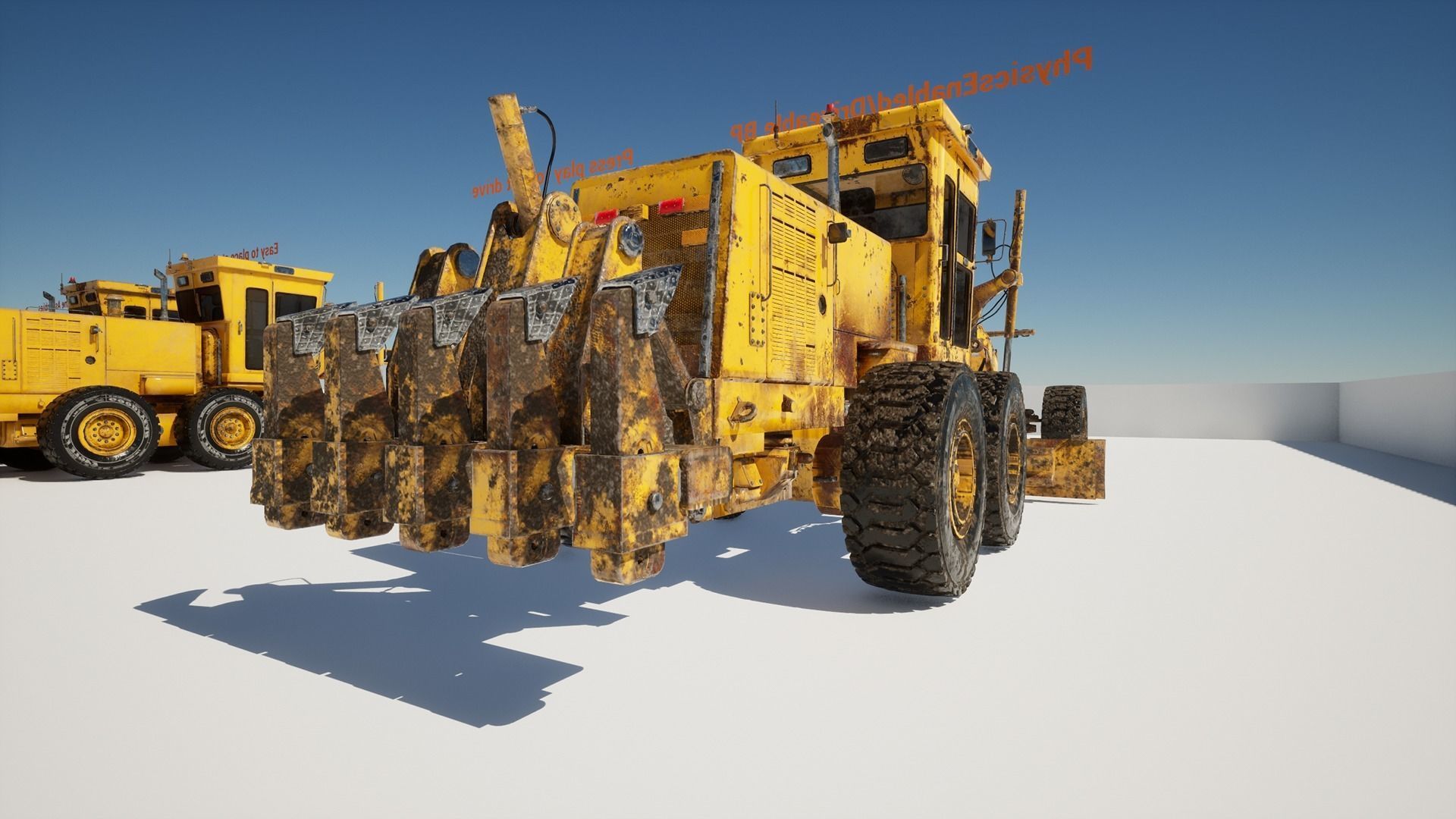 3D model Road grader model VR / AR / low-poly | CGTrader