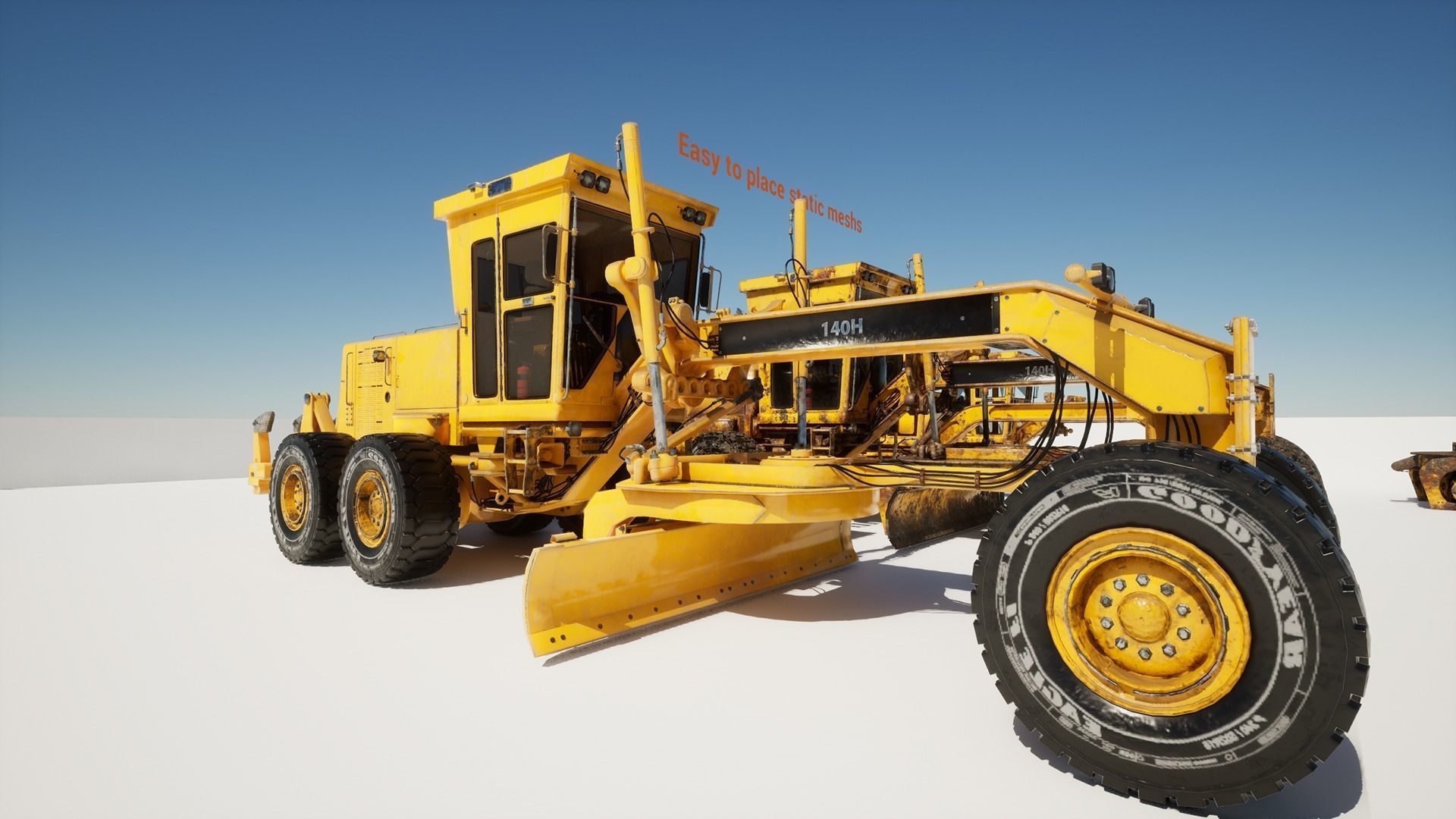 3D model Road grader model VR / AR / low-poly | CGTrader