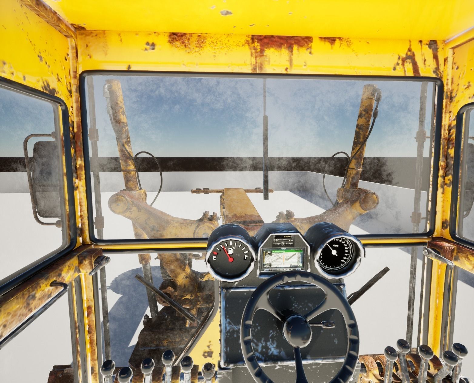 3D model Road grader model VR / AR / low-poly | CGTrader