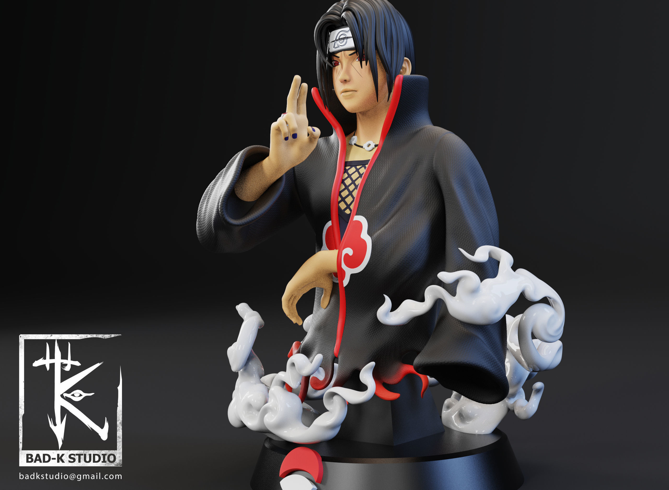 Uchiha Itachi 3D printing model 3D model 3D printable | CGTrader
