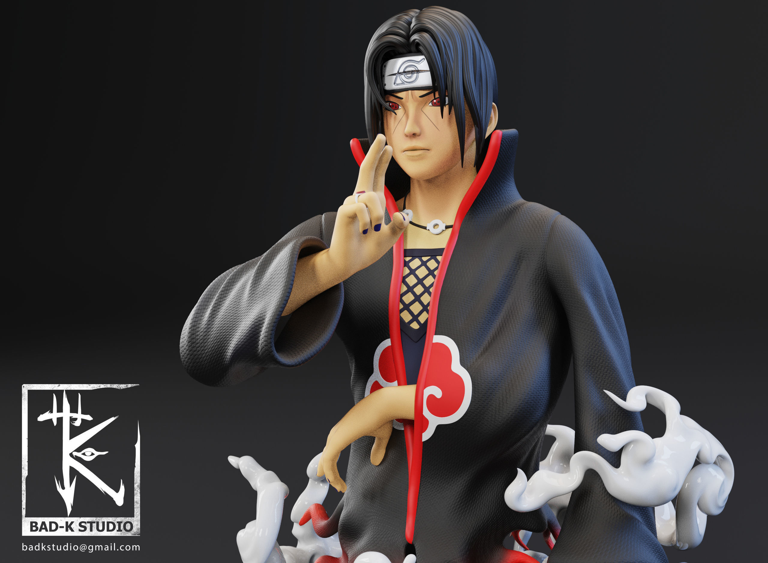 Uchiha Itachi 3D printing model 3D model 3D printable | CGTrader