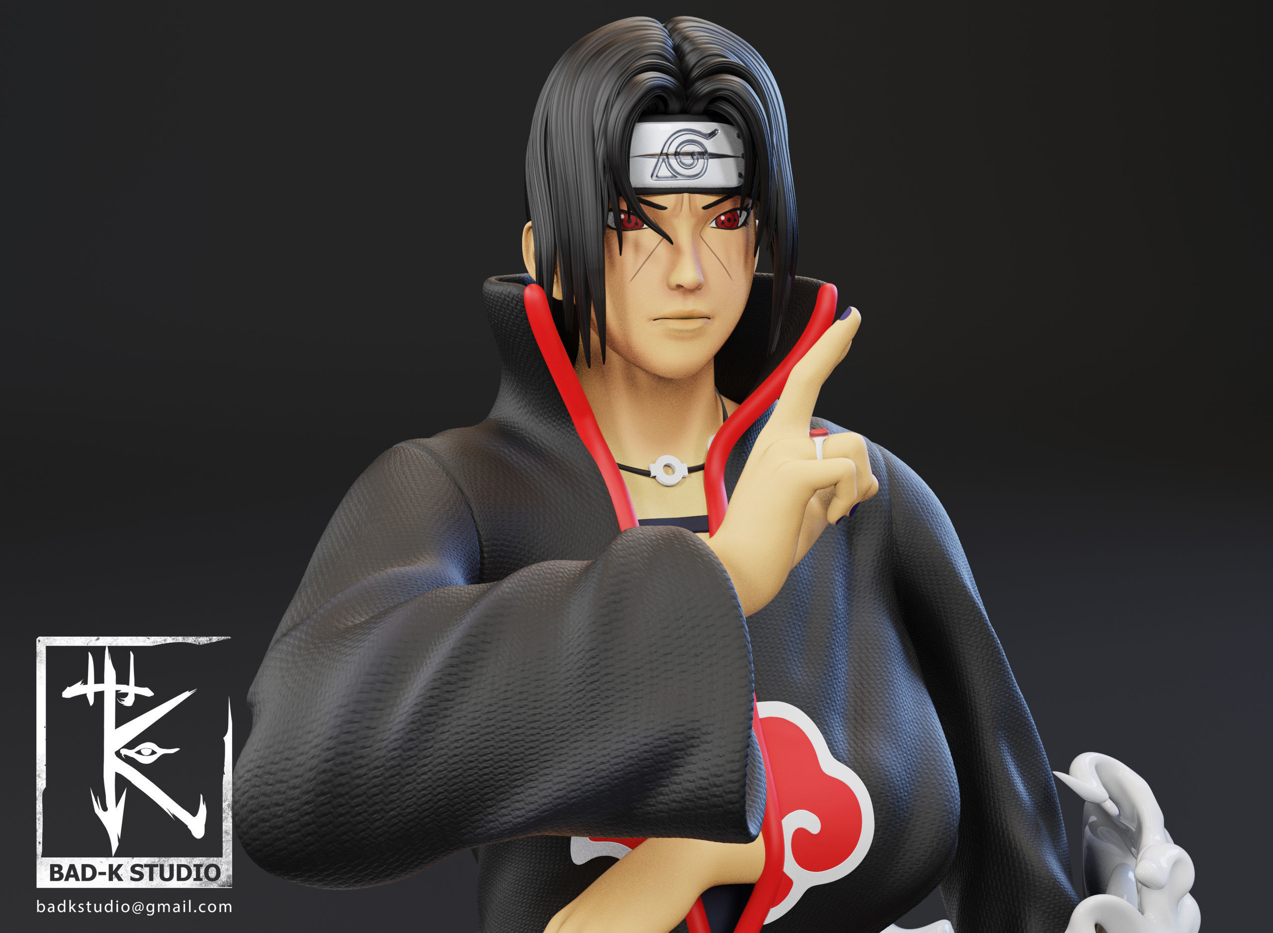 Uchiha Itachi 3D printing model 3D model 3D printable | CGTrader