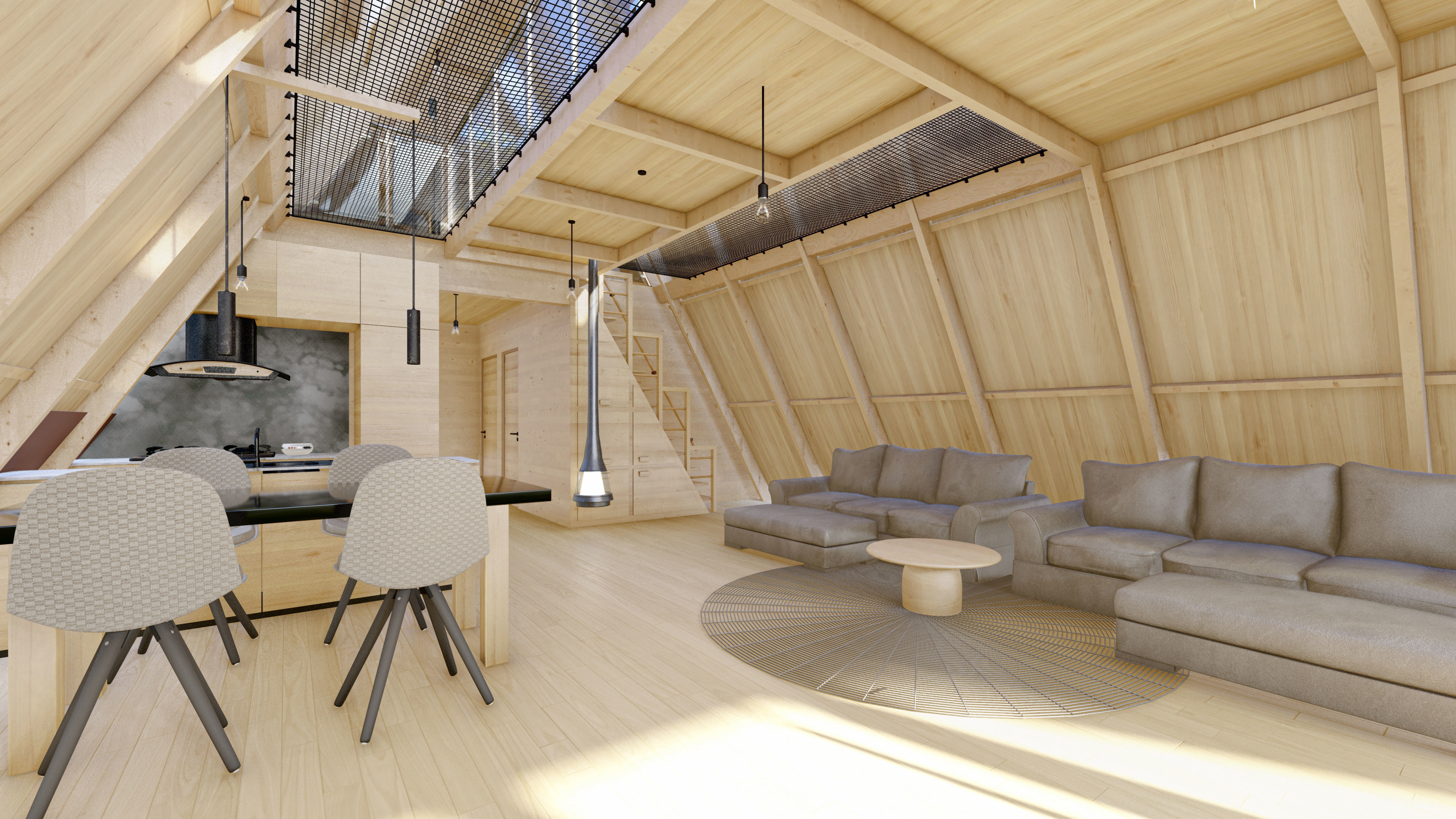 Double A - Frame House 3D model | CGTrader