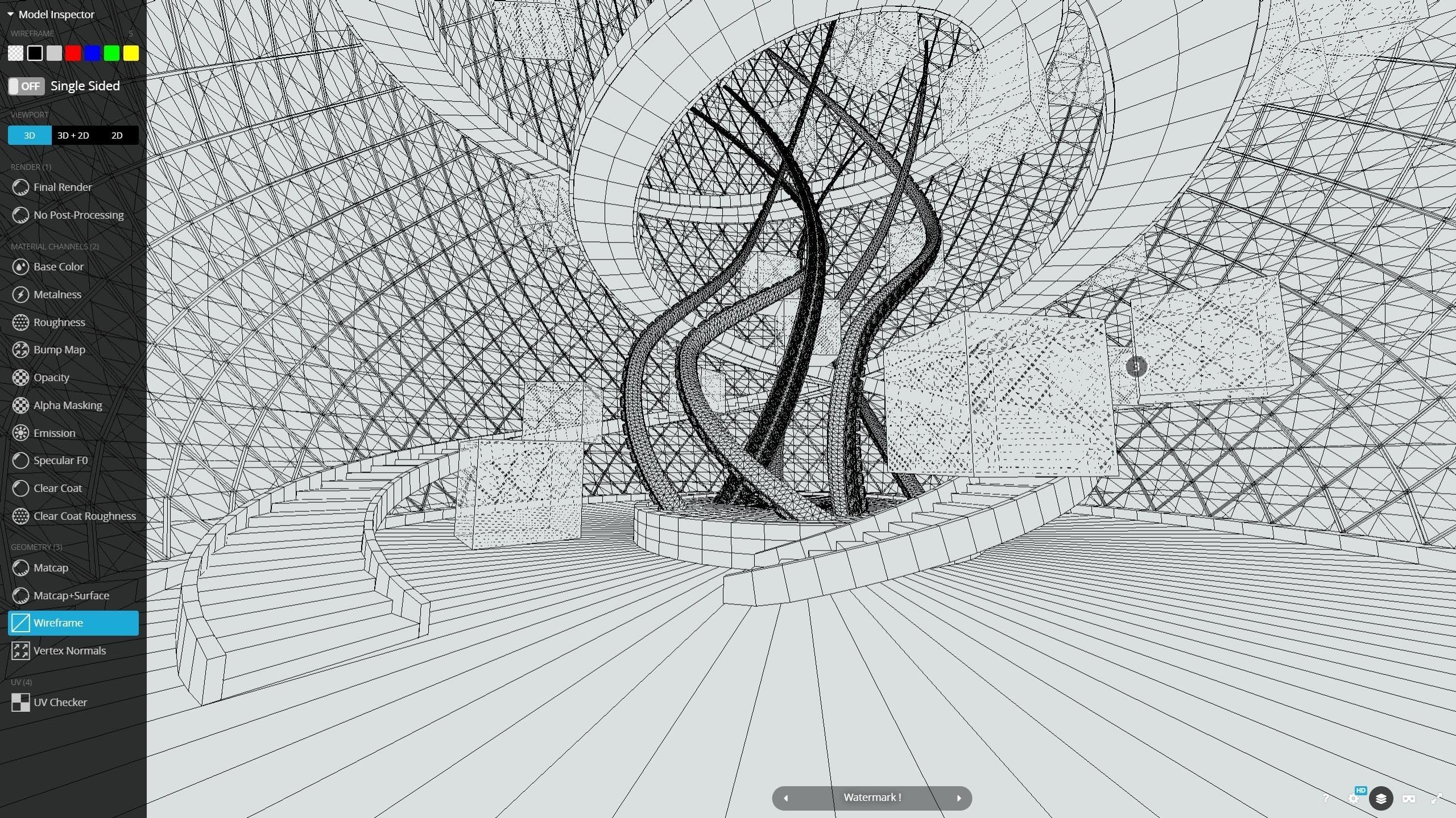 3D model 3D model Virtual-Reality ART Gallery Octopus 2023 VR / AR ...