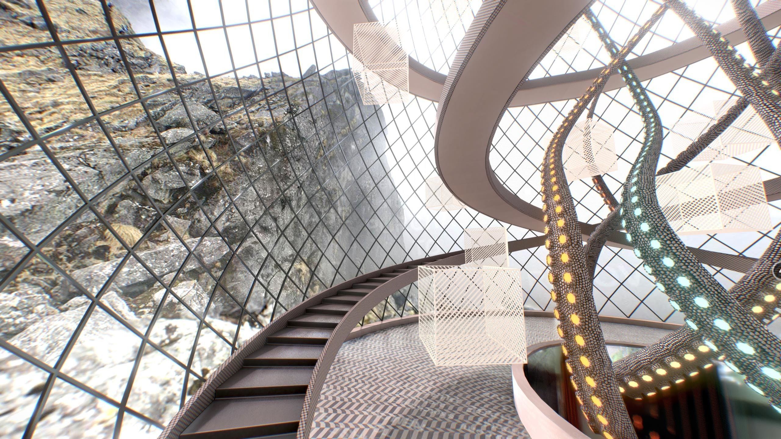 3D model 3D model Virtual-Reality ART Gallery Octopus 2023 VR / AR ...