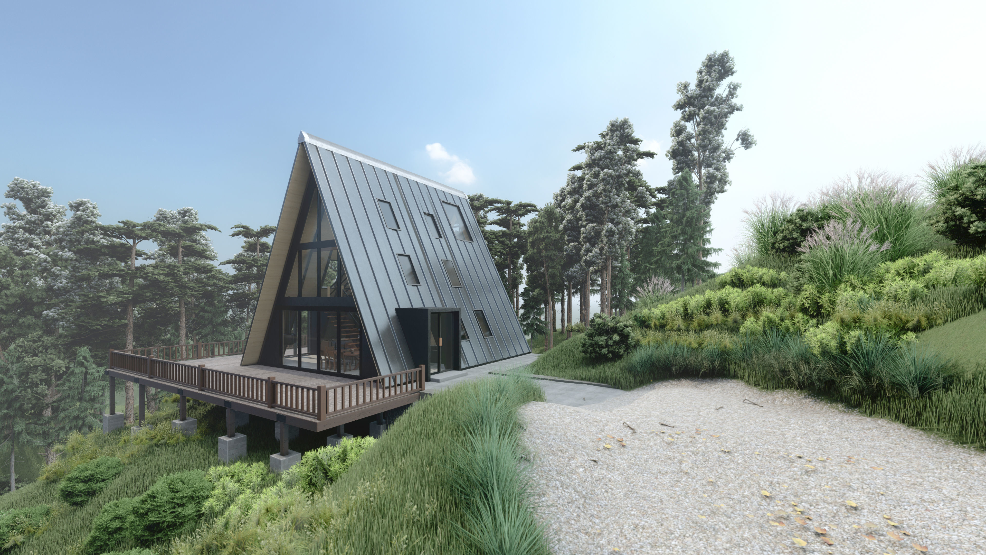 A - Frame tiny house 3D model | CGTrader