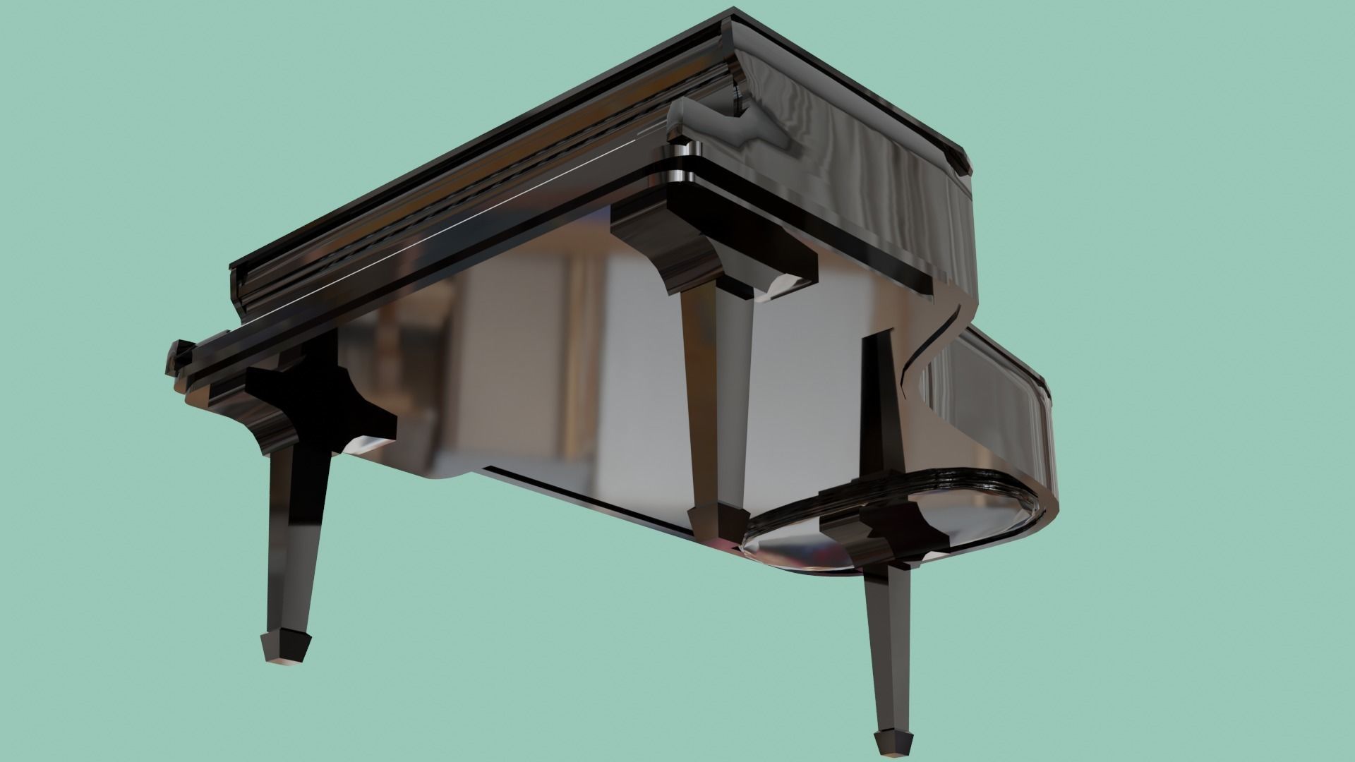 3D model Low-poly Grand Piano 3D model VR / AR / low-poly | CGTrader