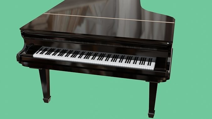 3D model Low-poly Grand Piano 3D model VR / AR / low-poly | CGTrader
