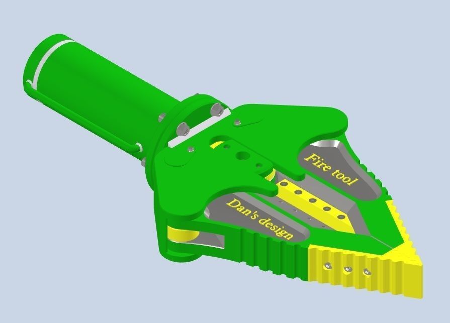 Emergency rescue tools hydraulic cutting shears for firefighters 3D ...